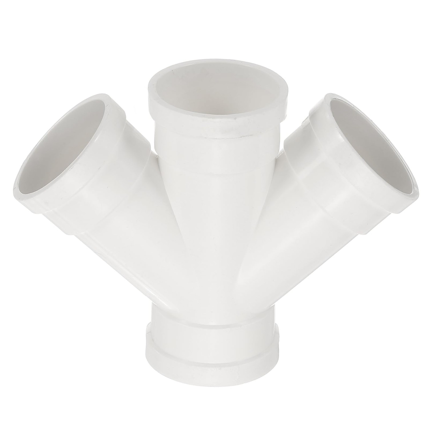 PATIKIL Double Wye Duct Splitter, 2" to 2" (Socket x Socket x Spigot ...