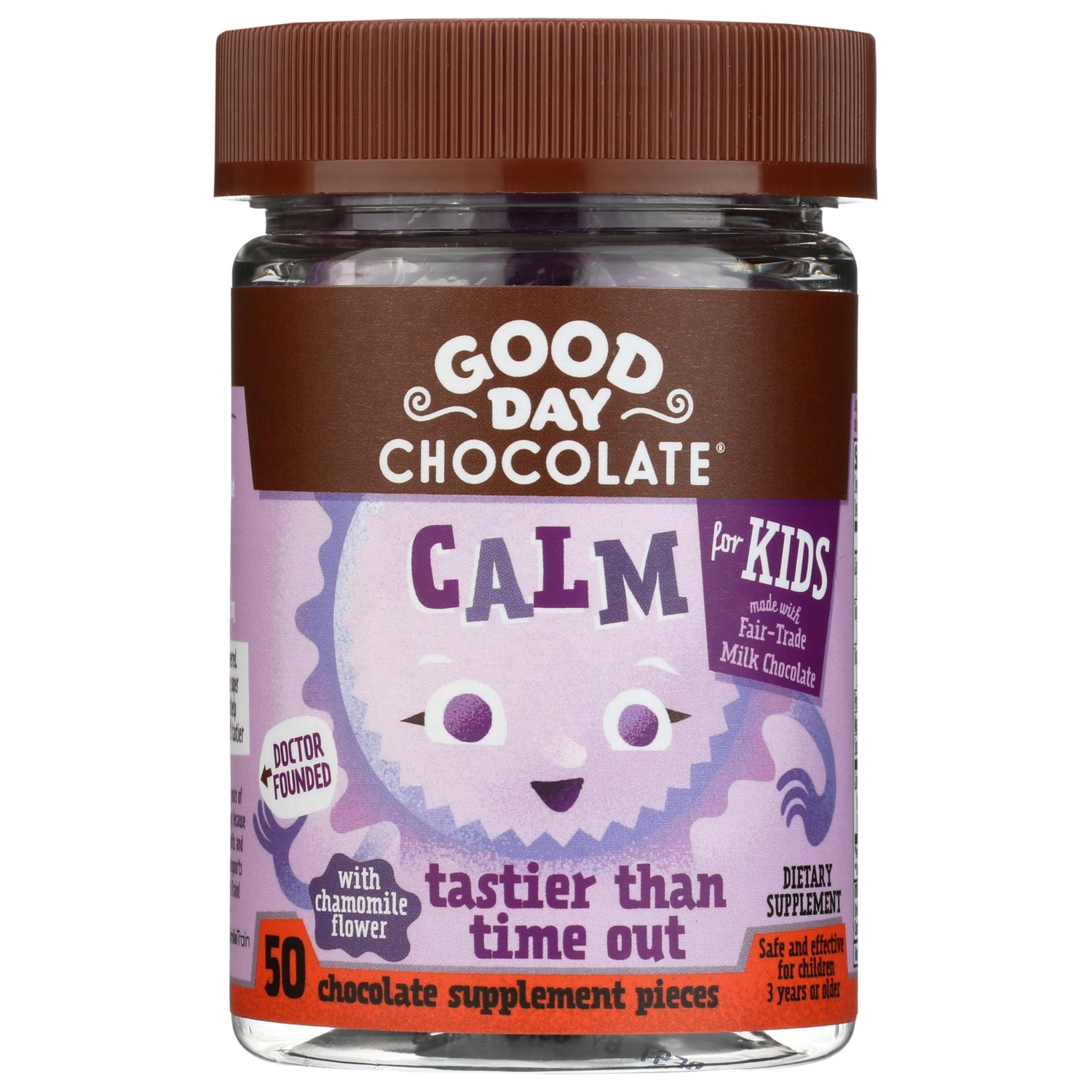 Good Day Chocolate Natural Calming Supplement for Kids, Blend of ...