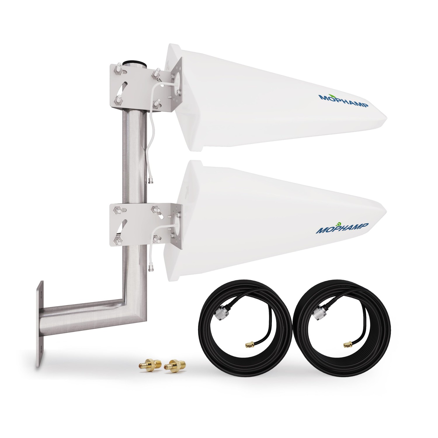 Mophamp MIMO 2x2 External Antenna Kit for 4G LTE/5G Hotspots & Routers ...