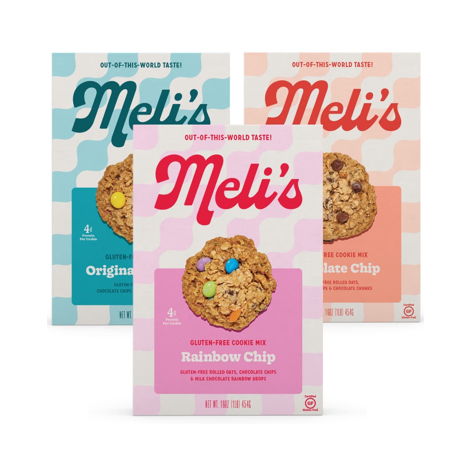 Meli’s Gluten Free Cookie Mix, Cookies Variety Pack - Original Monster ...