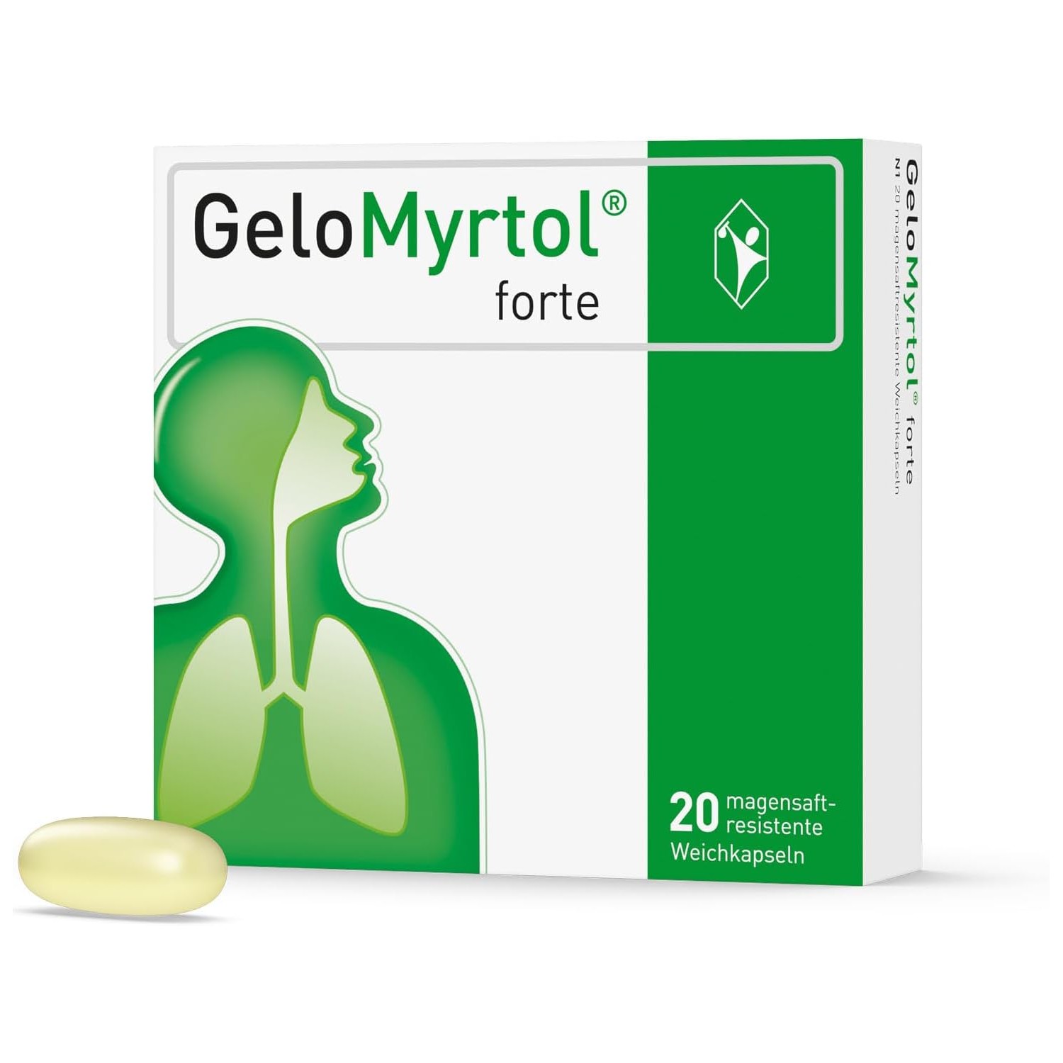 GeloMyrtol Forte Pack of 20, The Herbal Mucus Remover for Acute ...