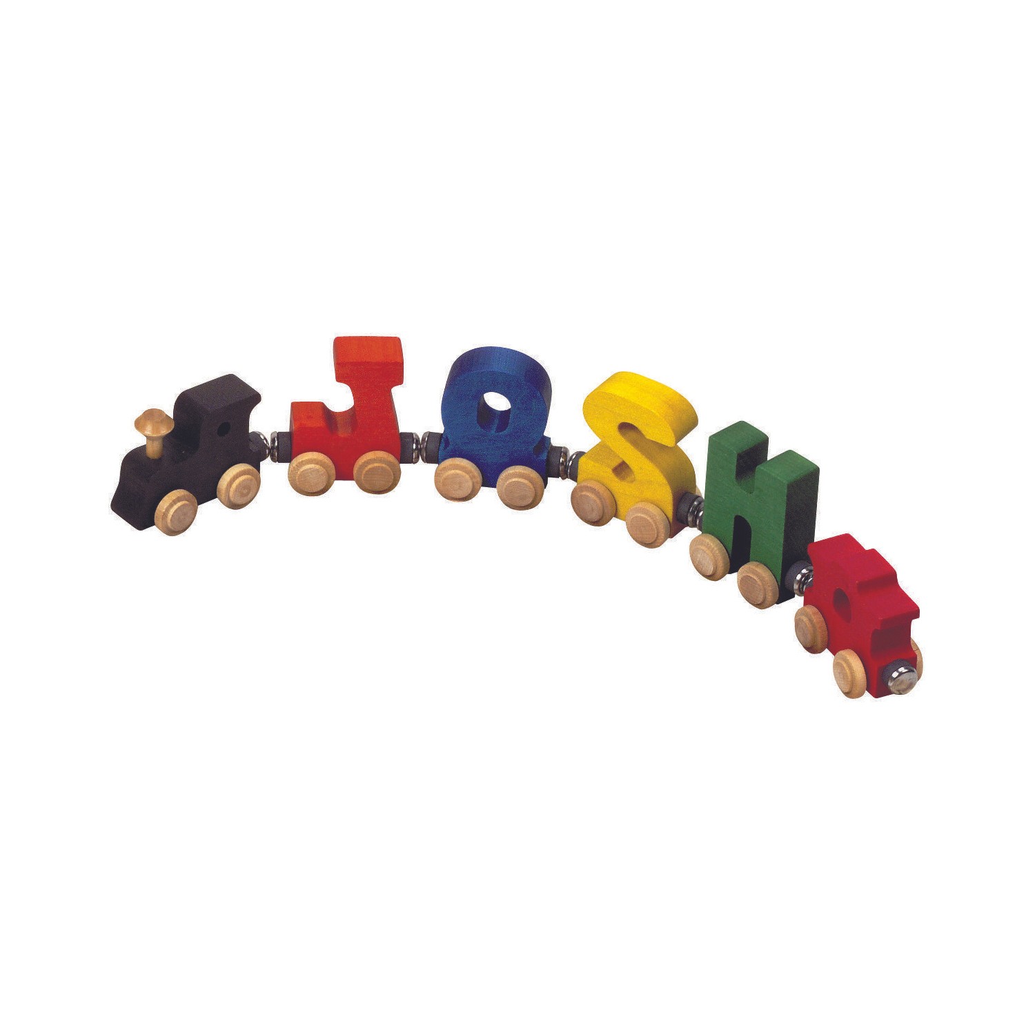 Maple Landmark NEW PERSONALIZED WOODEN NAME TRAIN SET 6pc Fits Thomas ...