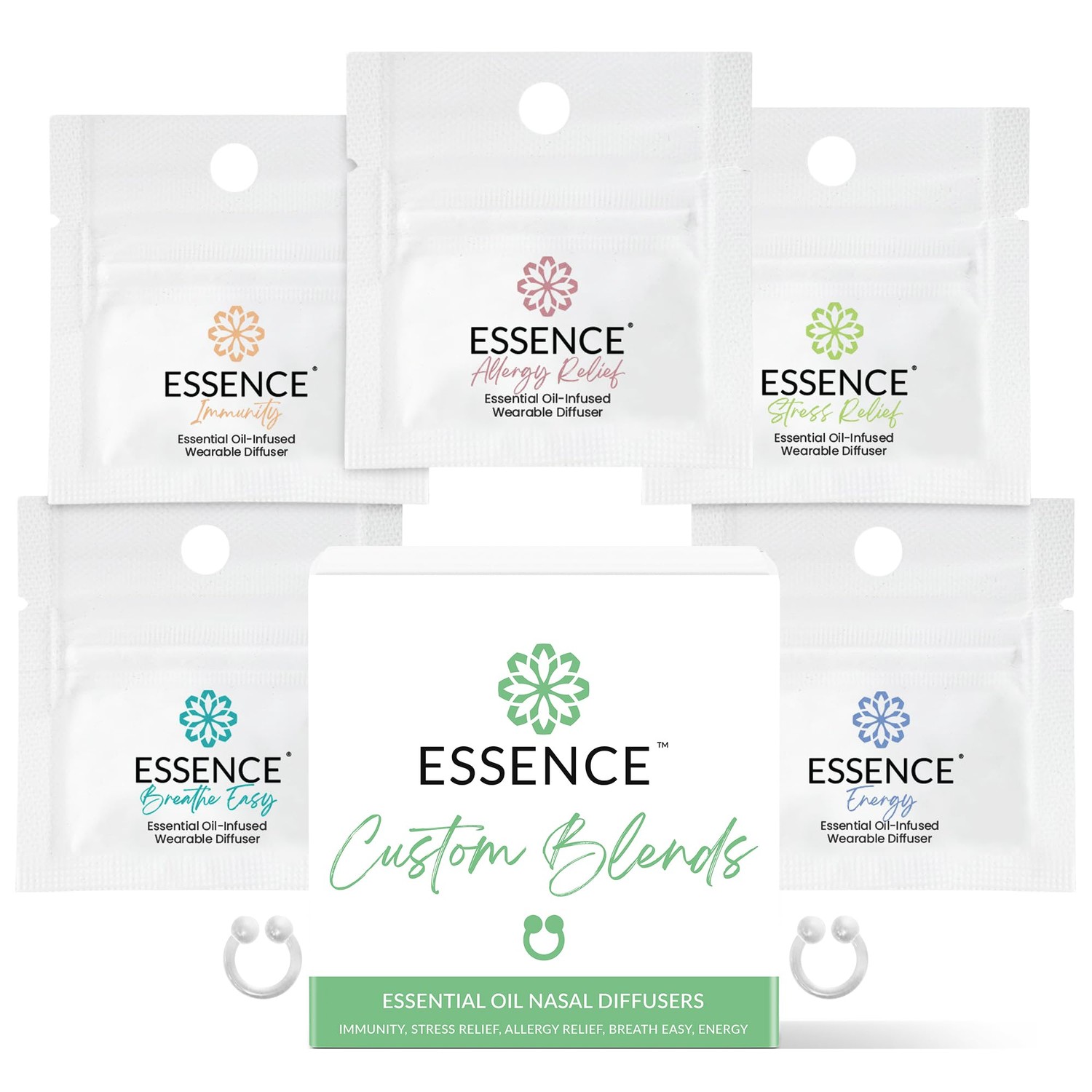 HONÉ Essence Nasal Diffuser Custom Blends Bundle – Essential Oil ...