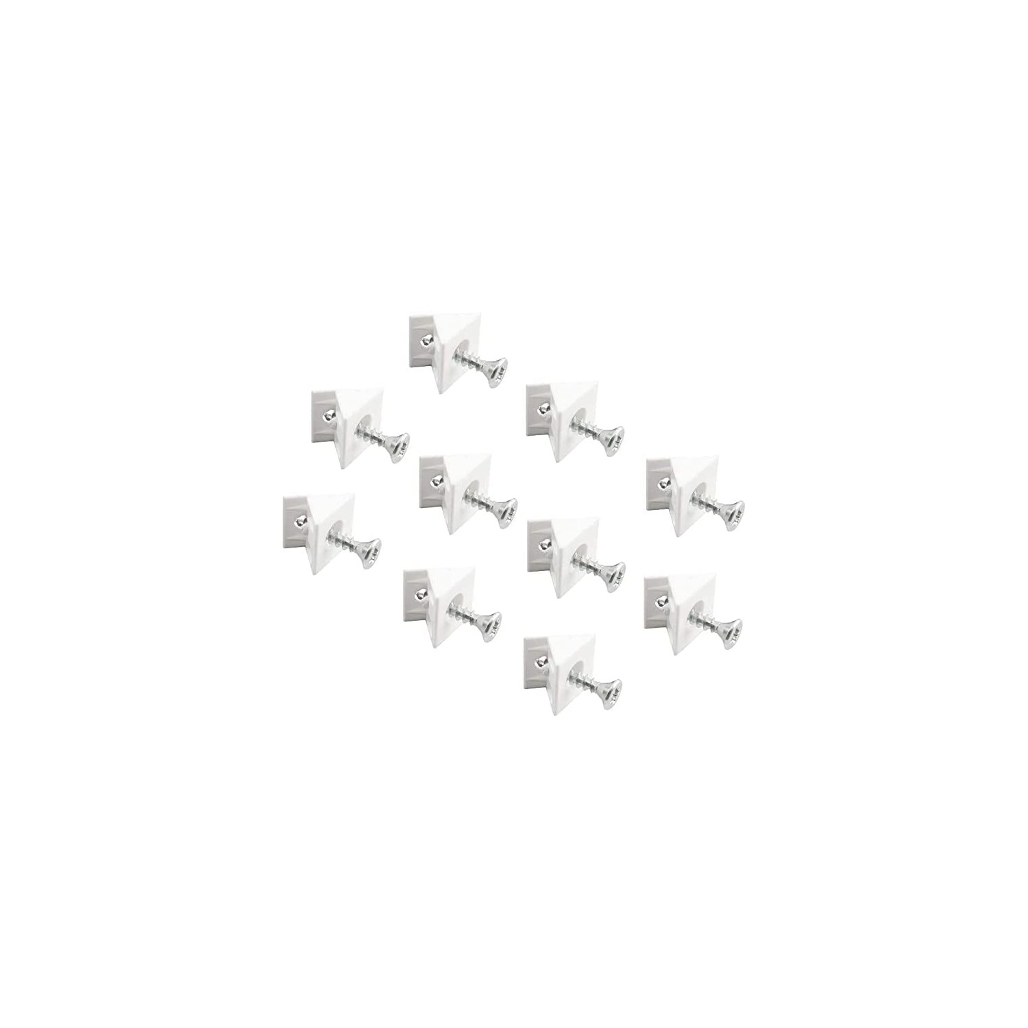 Gedotec Back Wall Connector, White, Pack of 20 Body Connectors for Back ...