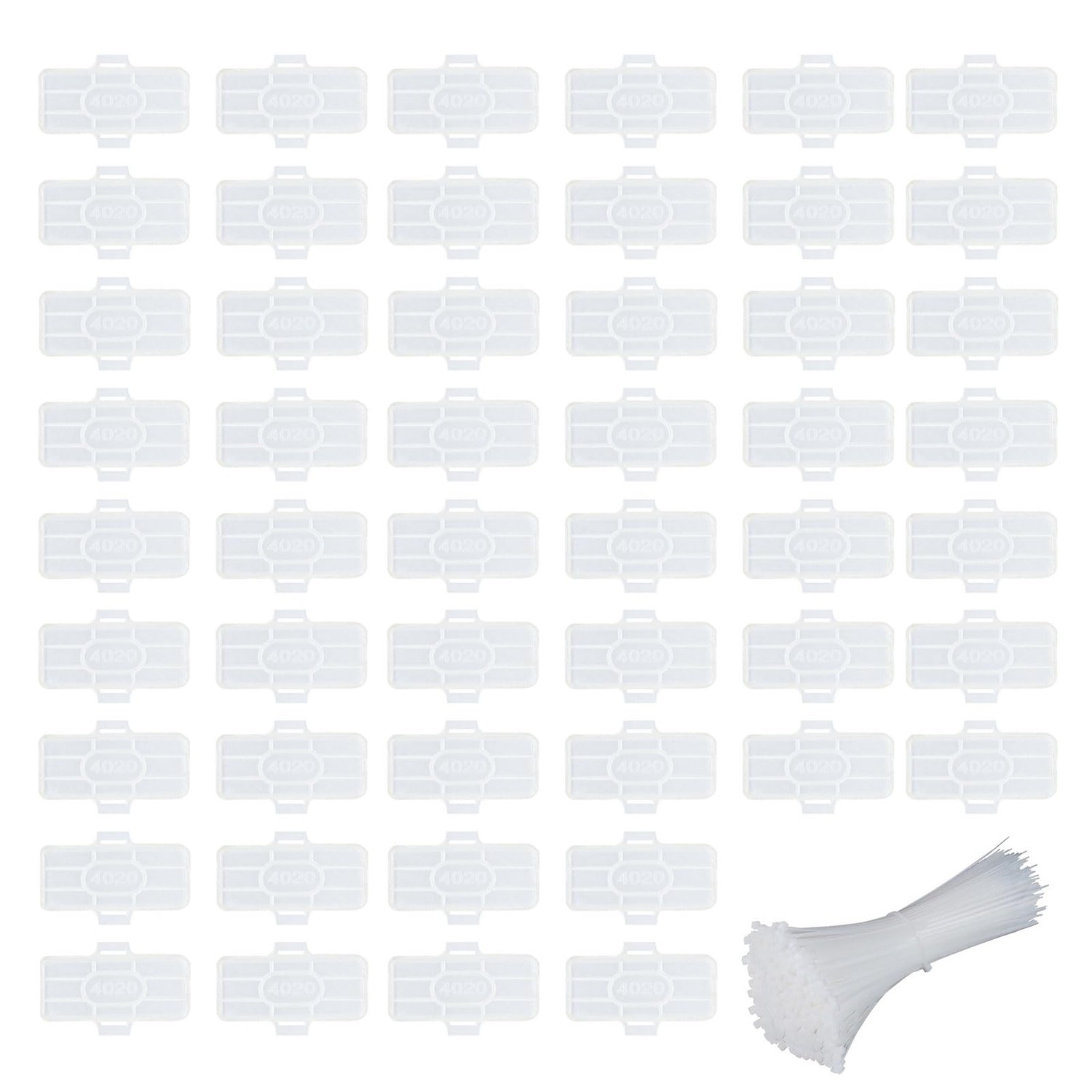 JDCMEI Pack of 50 Cable Labels, Cable Labels, Identification Box with ...