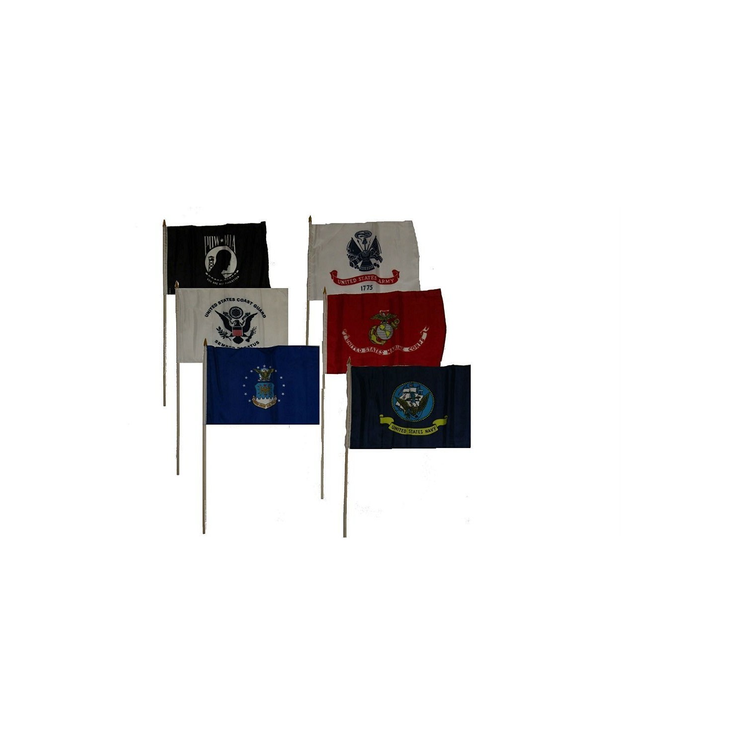 RFCO 12x18 Military 5 Branches Army Navy Marines Air Force Coast Guard ...