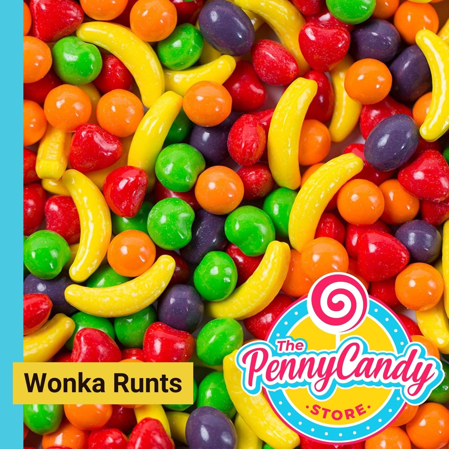 The Penny Candy Store Wonka Runts - Nostalgic Fruit Flavored Hard Candy ...