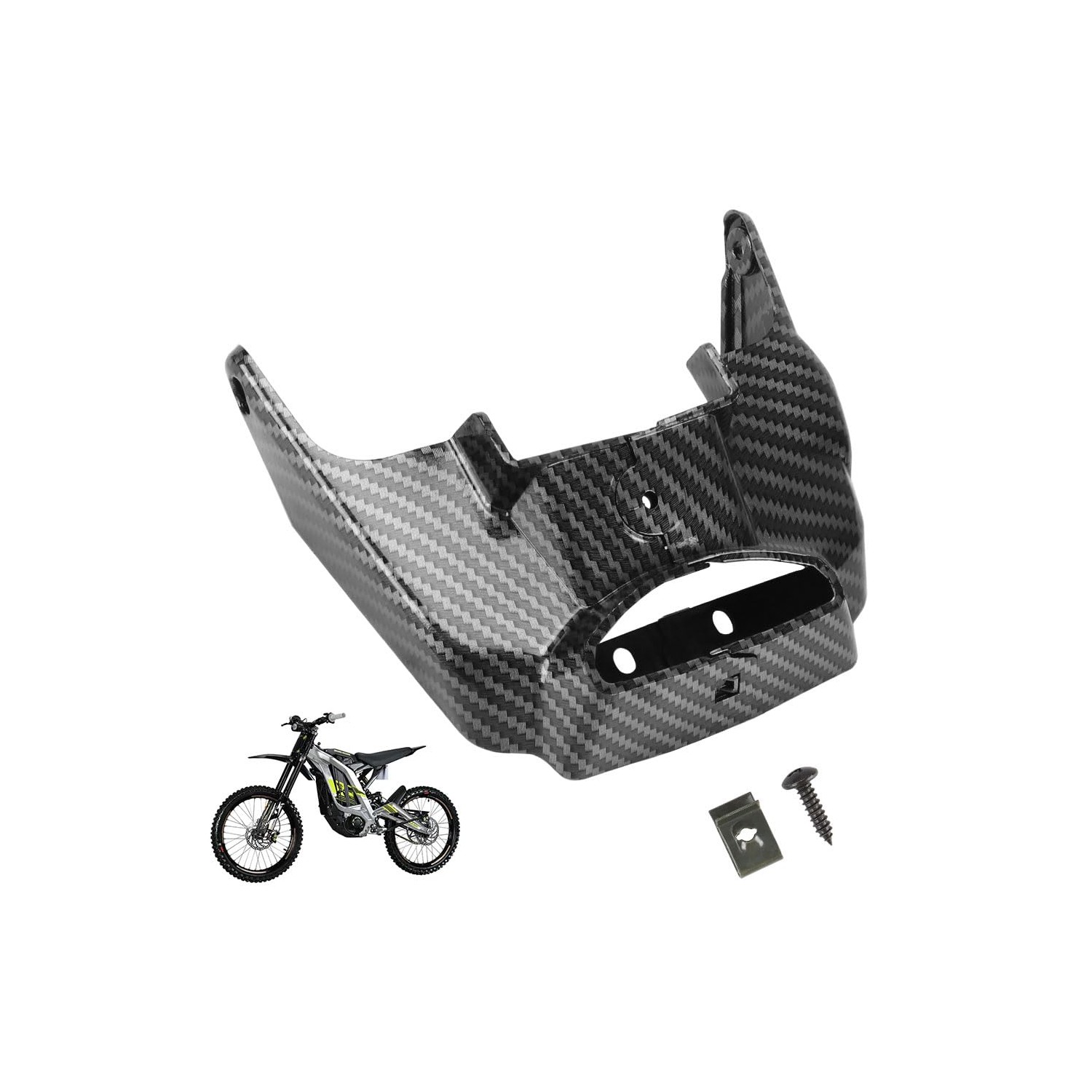 Sur Ron Battery Side Cover Imitation Carbon Fiber Battery Protect Lock ...