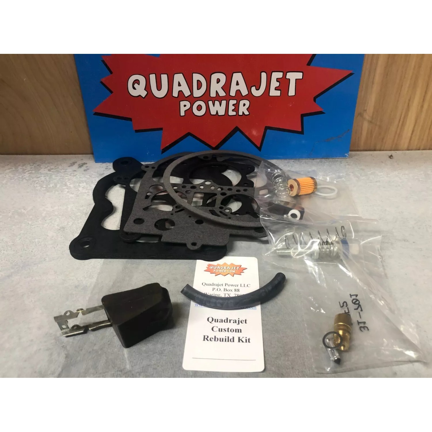 Quadrajet Complete Premium Rebuild Kit. Float and filter included Chevy ...