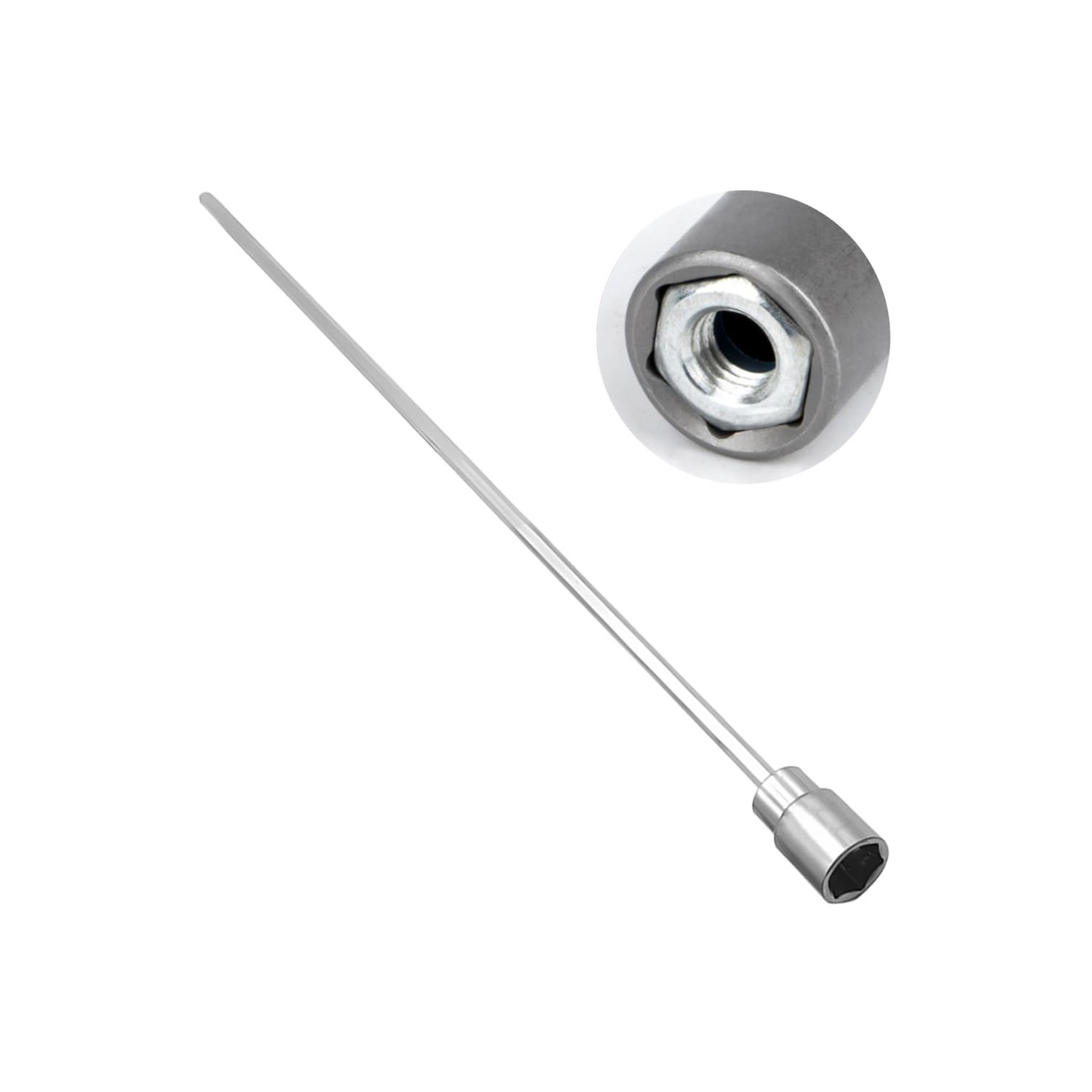 JNNJ Cordless Screwdriver Attachment Extension with 19 mm Nut for Crank ...