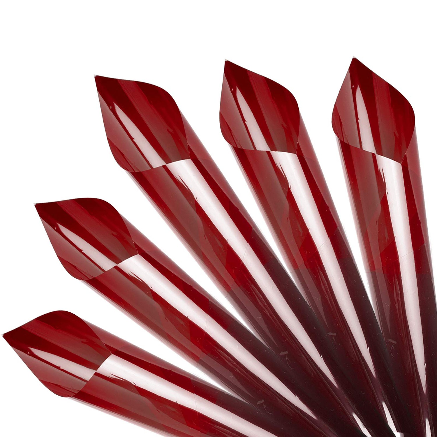5pcs Coloured Lighting Gel Filter Transparent Red Color Correction Full ...