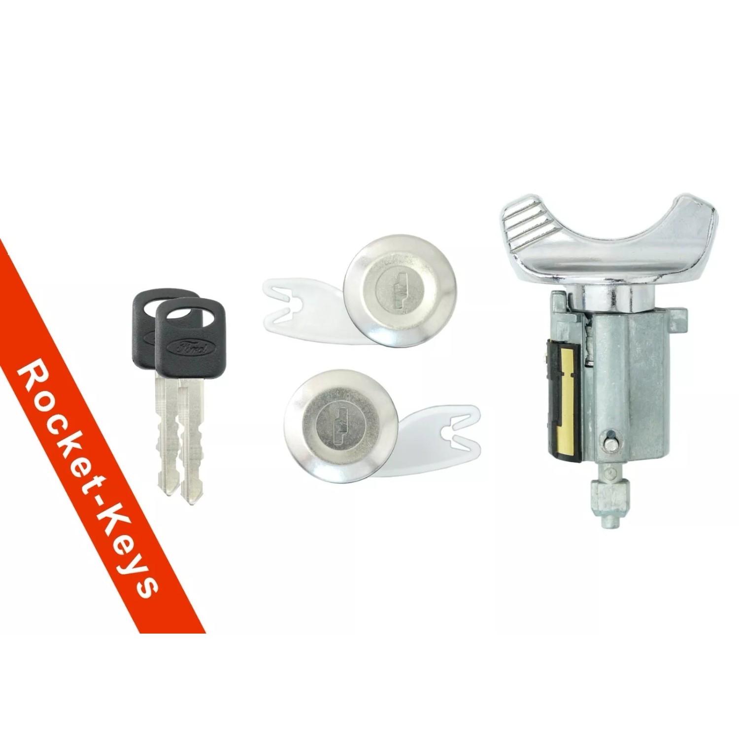 ASP 1992-95 Ford F150, F250 Pick Up - Ignition, 2 Door Lock Cylinders ...