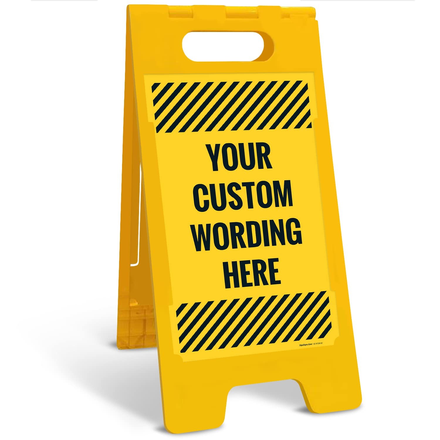 Custom Folding Floor Sign, Sandwich Board/A Frame Sign Kit with Two ...