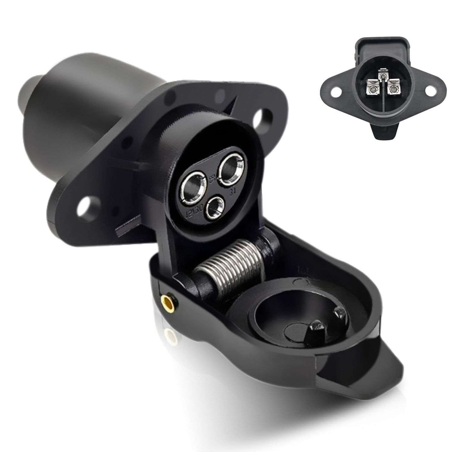 CXTM 3-Pin Trailer Socket 3-Pin Trailer Adapter 3-Pin Socket 12 V ...