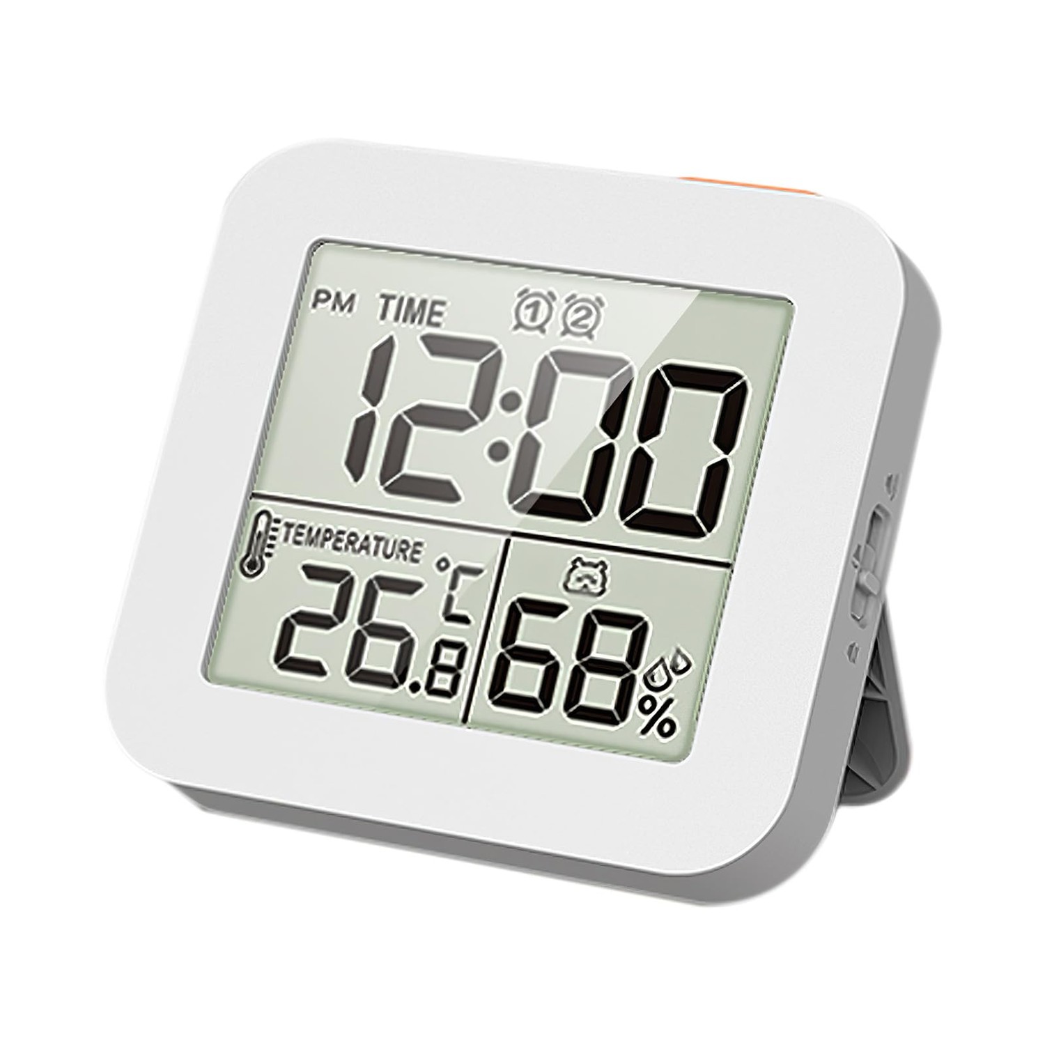Kinberry Digital Shower Clock with Large LED Clear Display,Bathroom ...