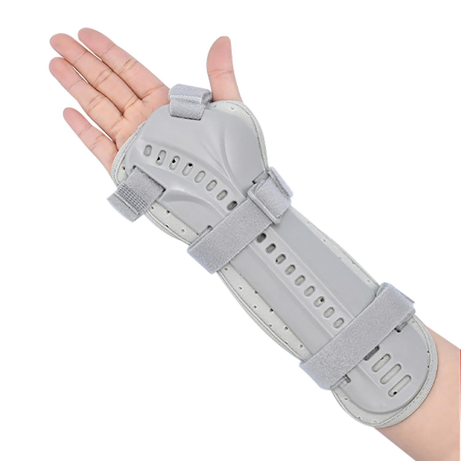 Wrist Support with 2 Splints for Carpal Tunnel Syndrome, Adjustable ...