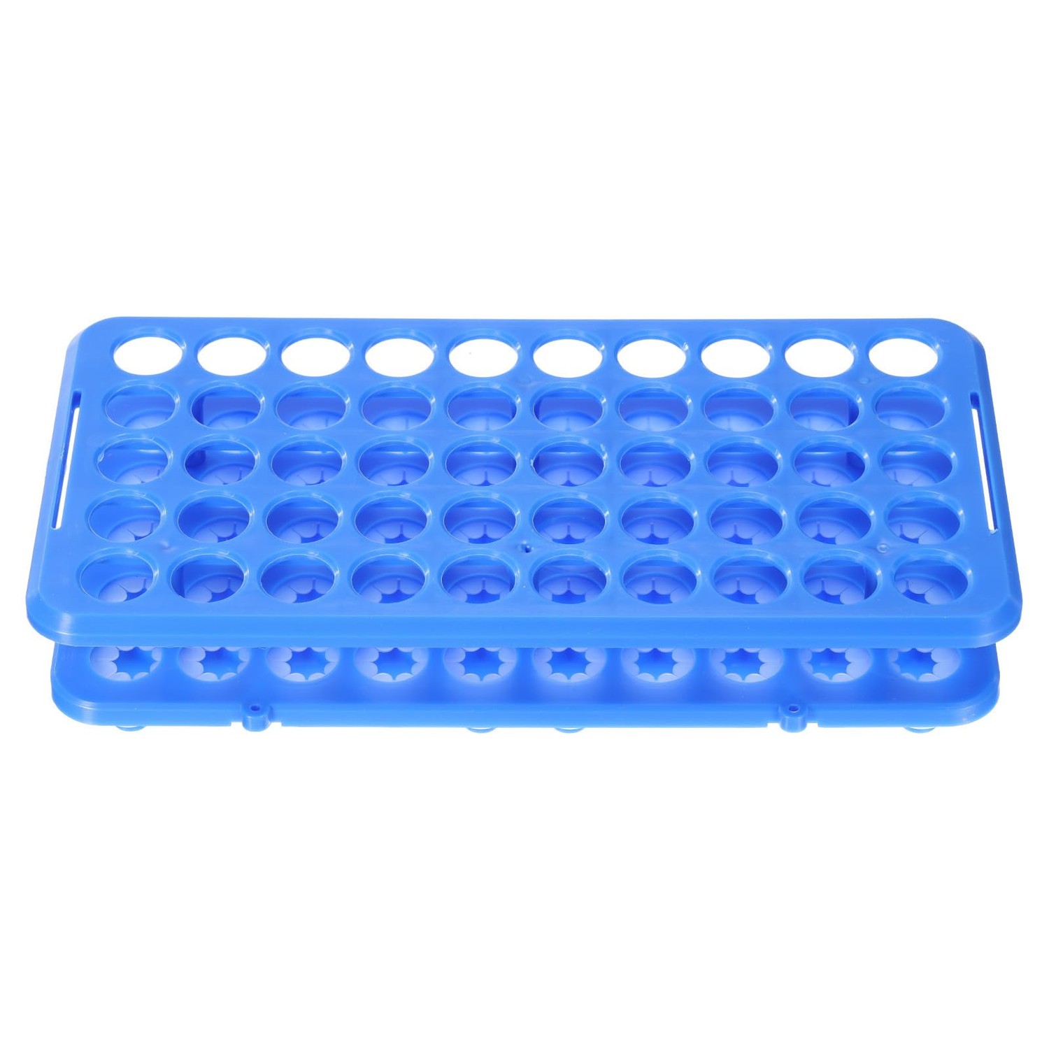 PATIKIL 50 Wells Tube Rack, 1 Pcs Vial Rack Double Layer Centrifuge ...