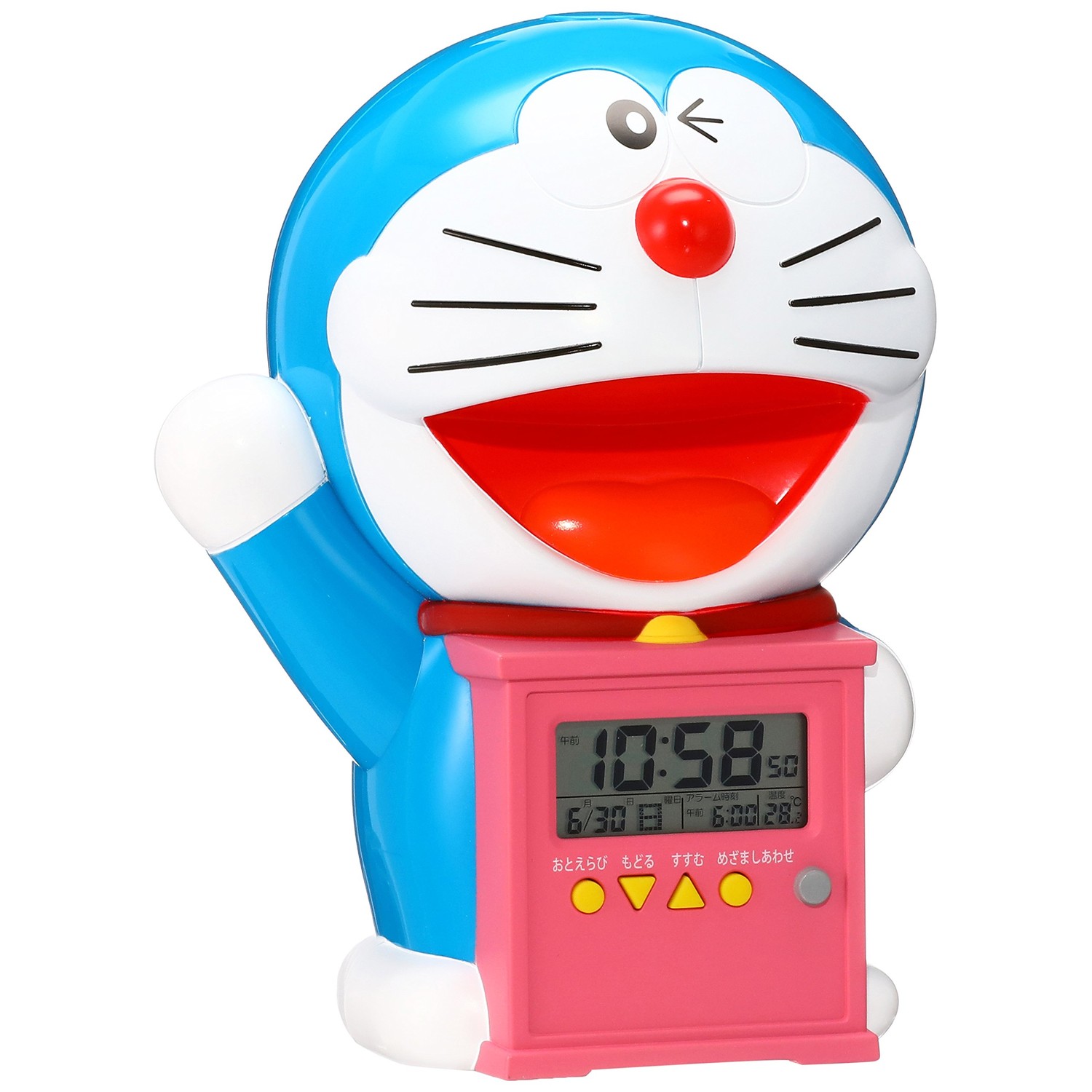 Seiko Clock Doraemon Alarm Clock JF374A, Talking Character Clock ...
