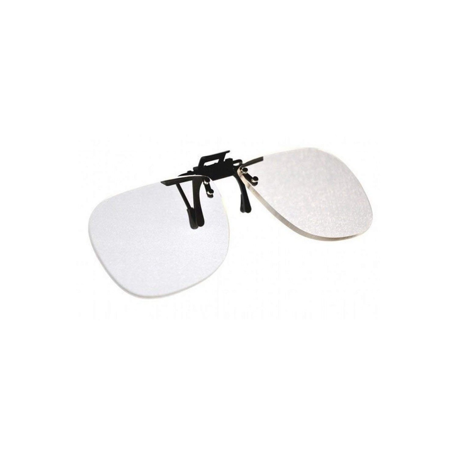 Magna-flip Clip on Flip up Magnifiers, +1.00 Power Converts Distance ...