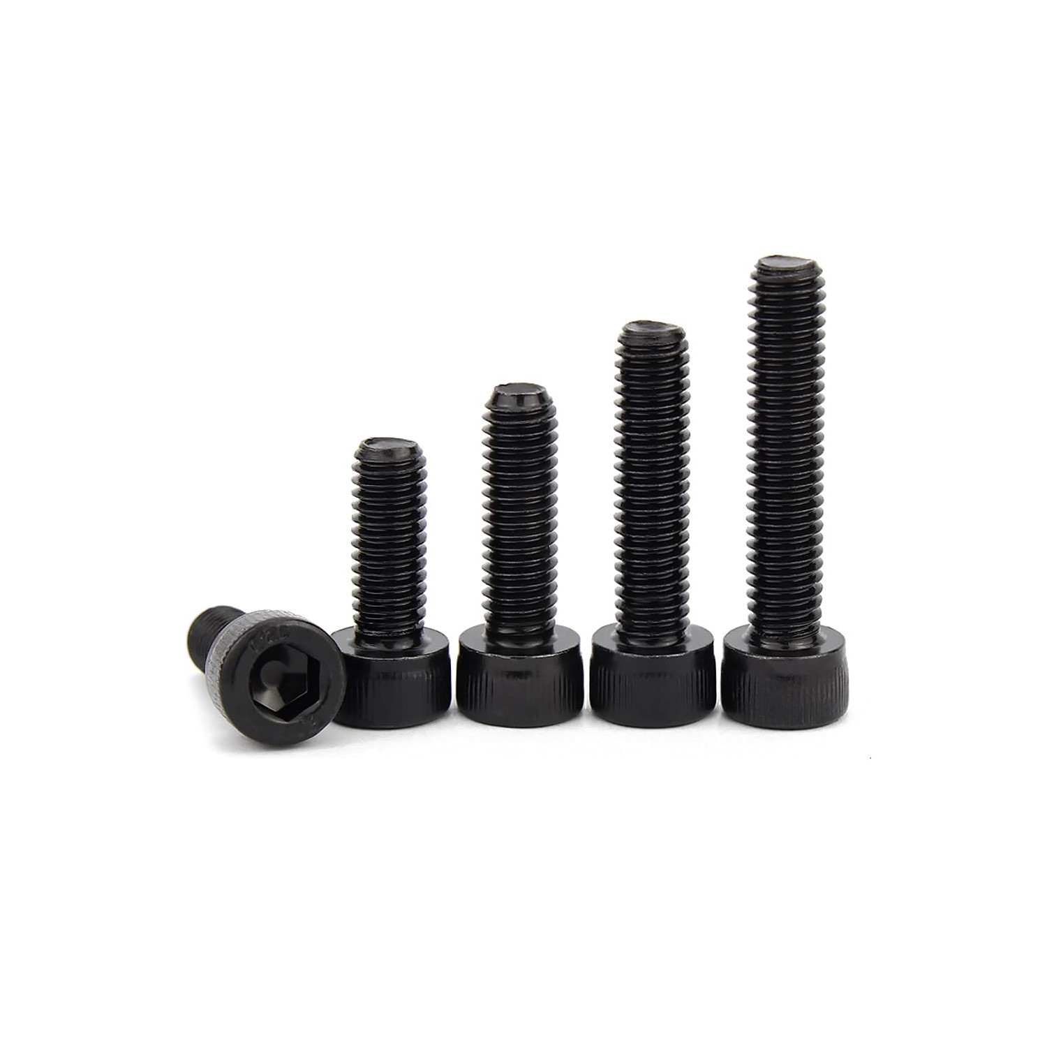 ANSIEDIO 12.9 Grade High Tensile Hex Socket Cap Machine Screws Black ...