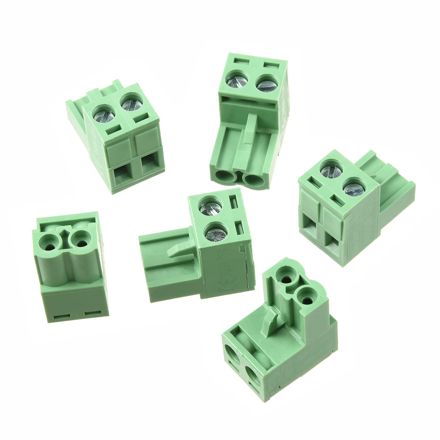 Fielect Terminal Block Screw Terminal Block Screw Terminal Block 6pcs ...