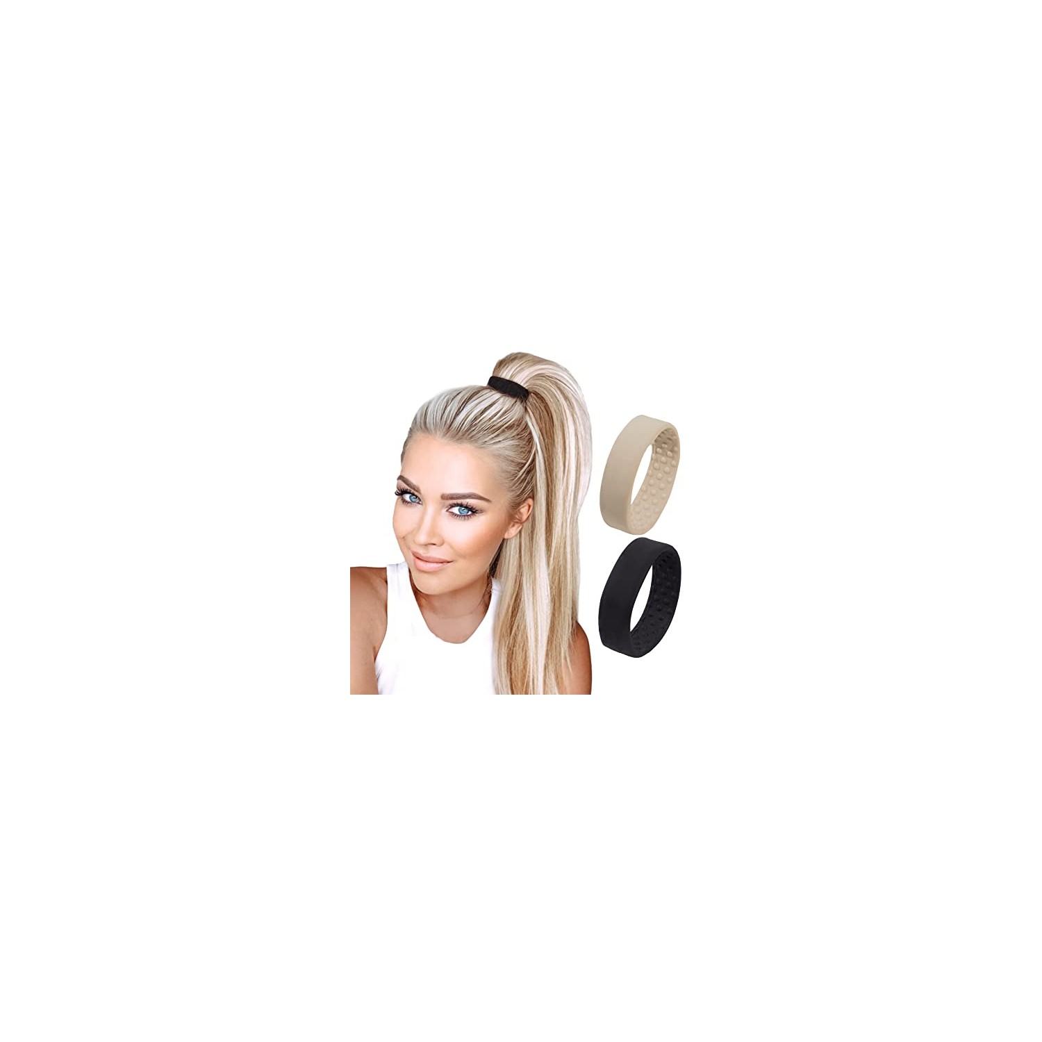 PONY-O Revolutionary Hair Tie Alternative Ponytail Holders - 2 Pack ...