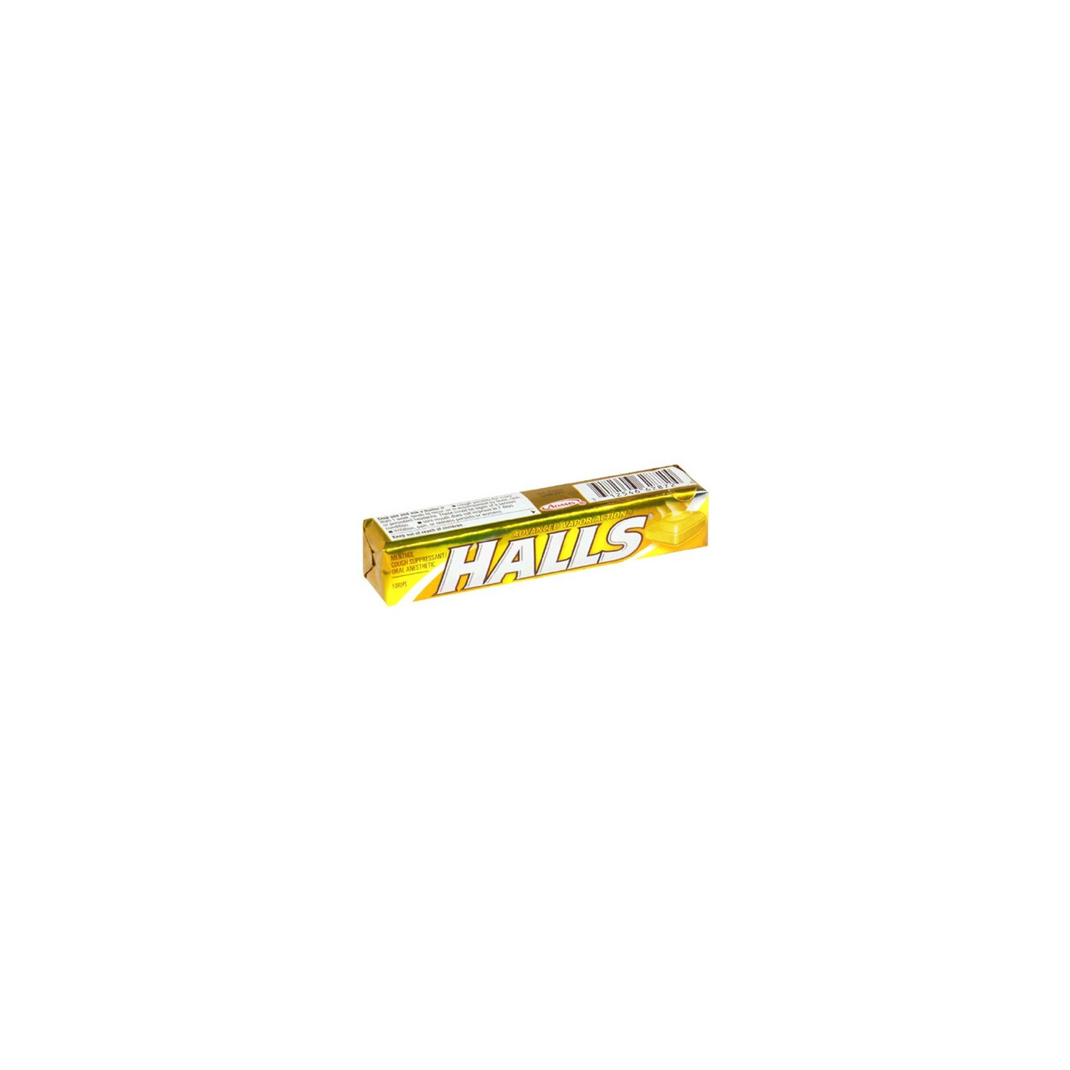 Halls Mentho-Lyptus Menthol Cough Suppressant/Oral Anesthetic Drops ...