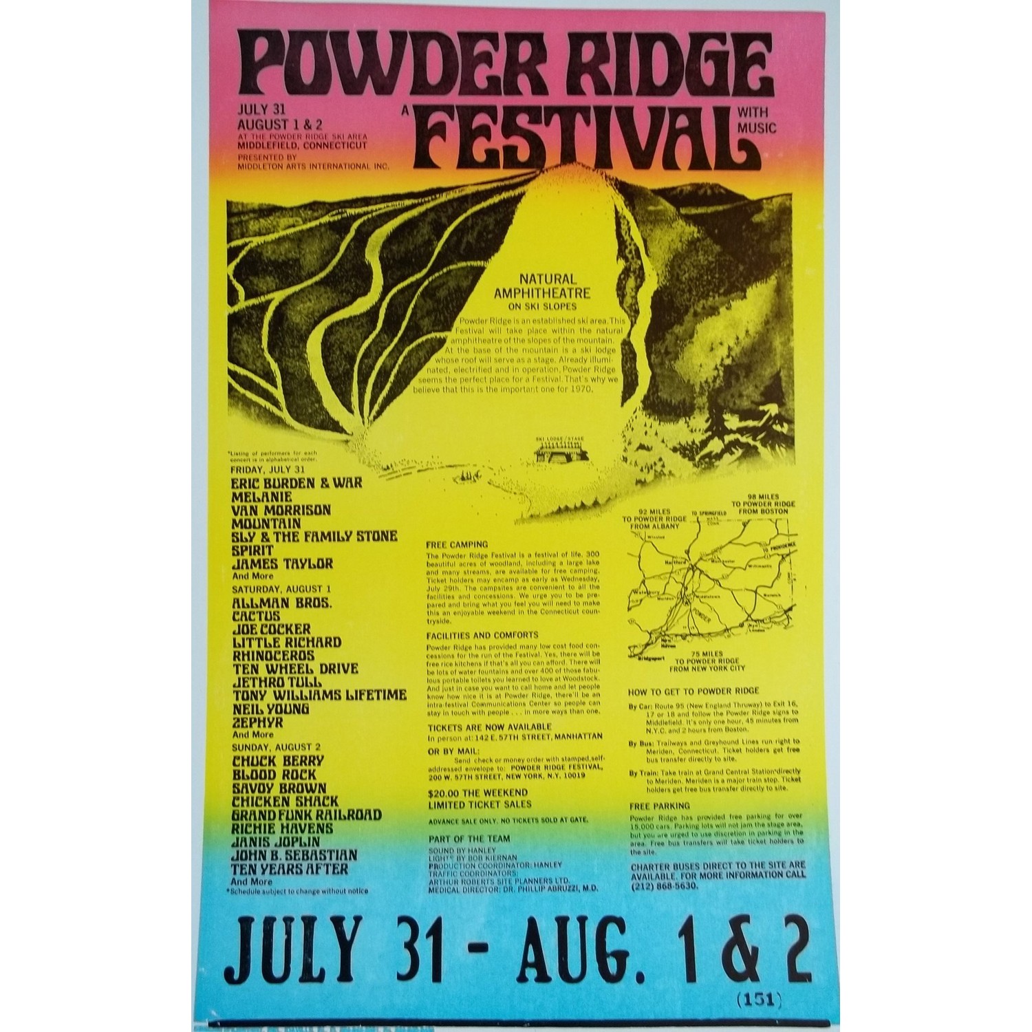 Ron's Past and Present Powder Ridge Music Festival w/James Taylor ...