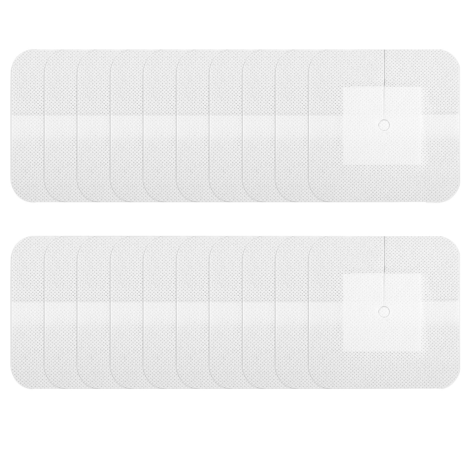 20 Pcs Split Drain Adhesive Bandages 4" x 4" PD Catheter Feeding Tube ...