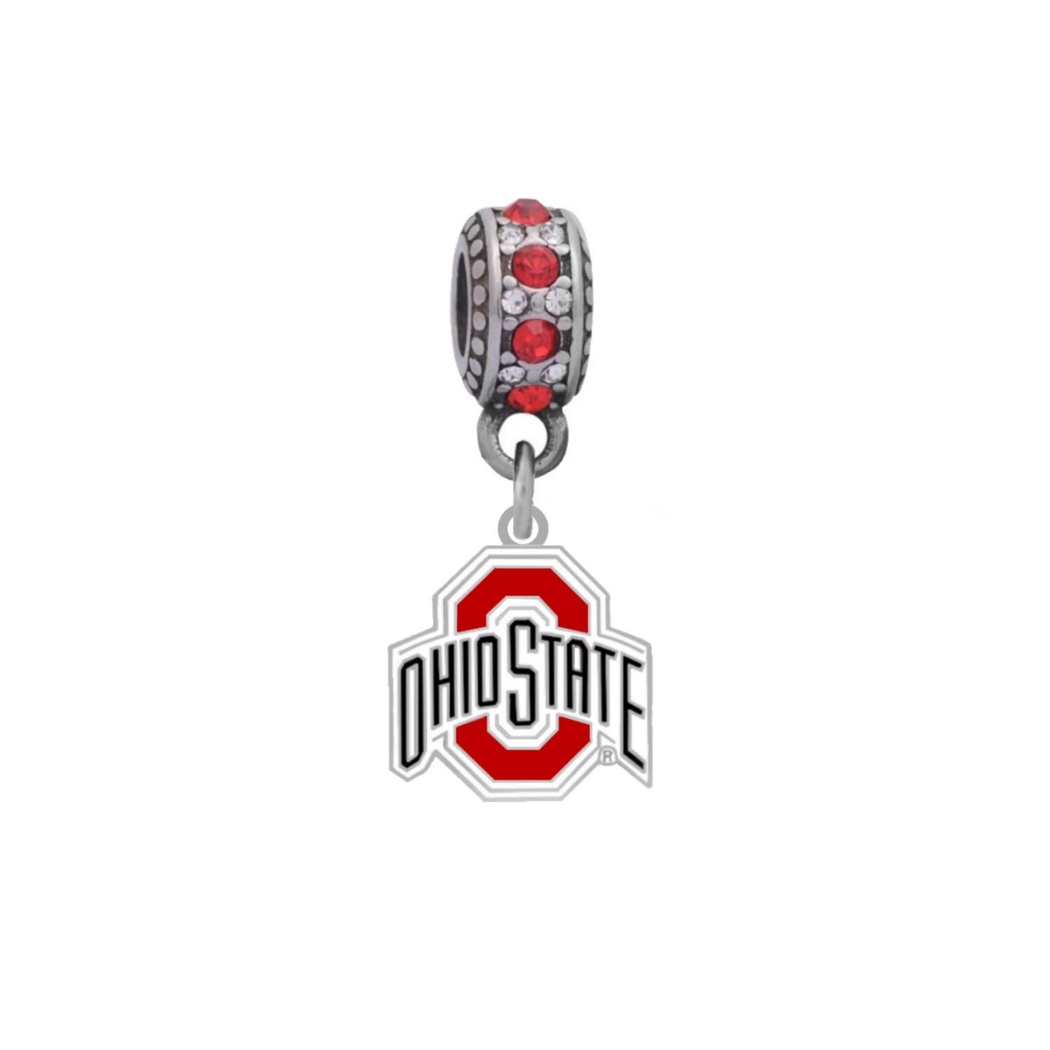 Ohio State University Logo Charm Fits Most Bracelet Lines Including ...