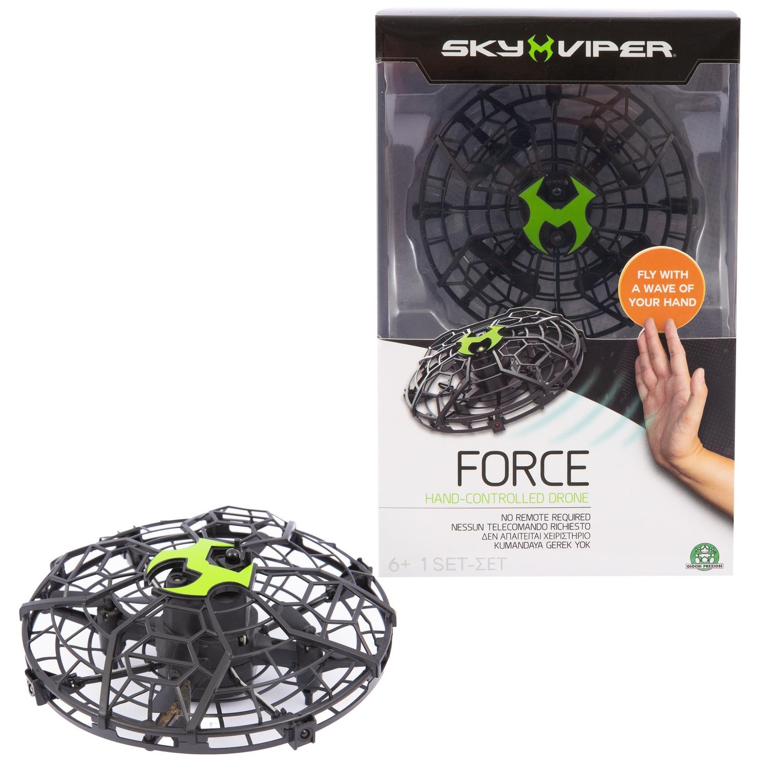 Sky Viper Force Hover Sphere Gesture-controlled Drone with Motion ...