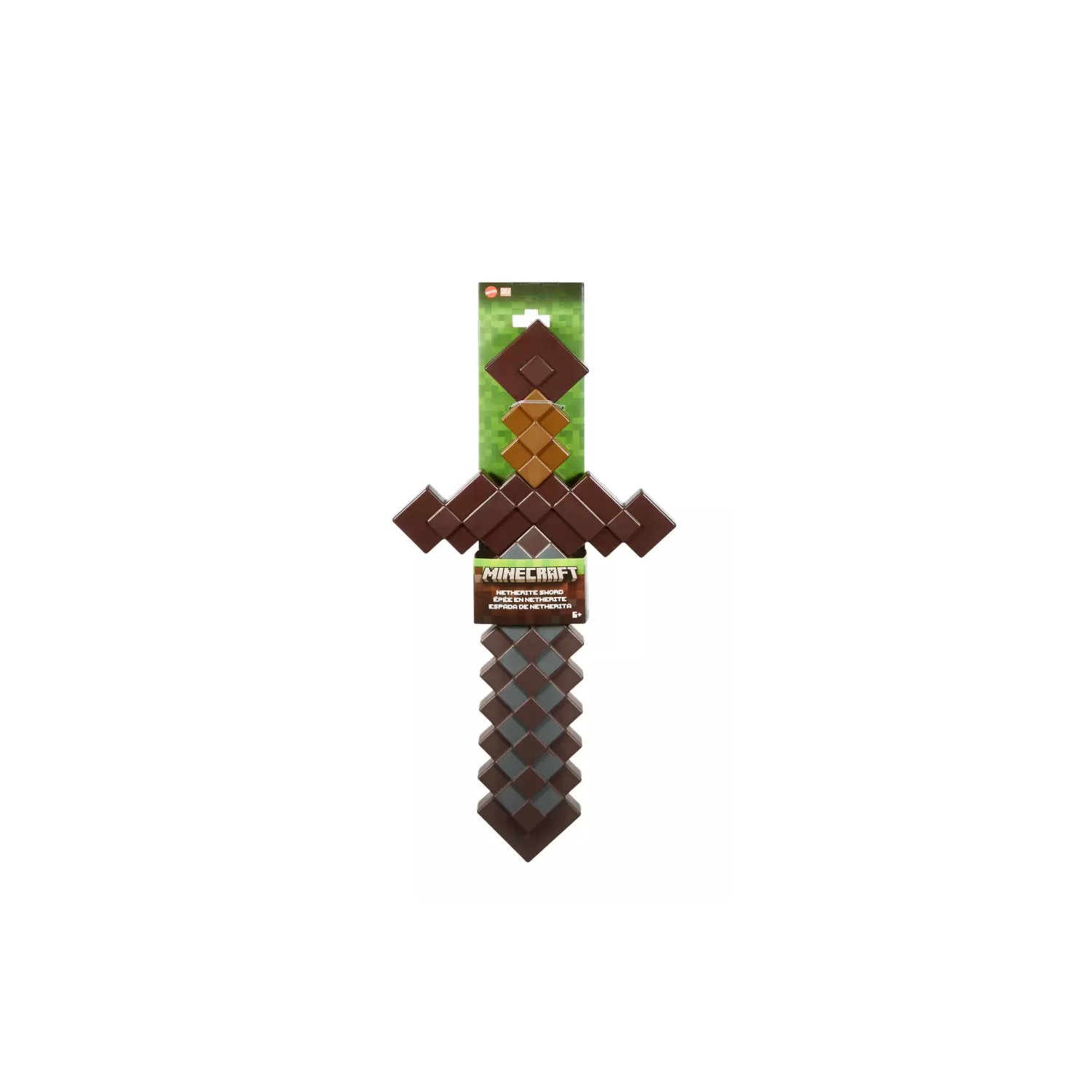 Mattel Minecraft Netherite Sword Life-Sized Role Play Toy - ibspot.com