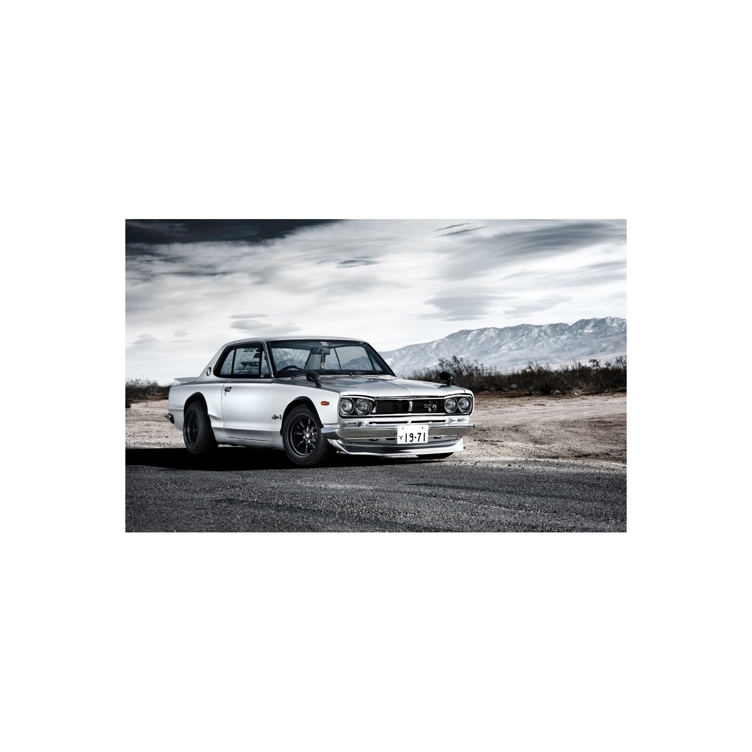Painting Wallpaper Poster Removable Self Stick Nissan Skyline Skyline ...