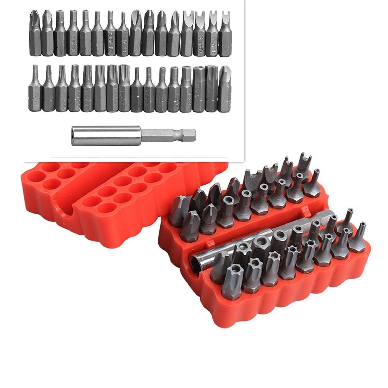 33 Safety Screwdriver Drill Set, Safety Screwdriver Toolbox (Inner and ...