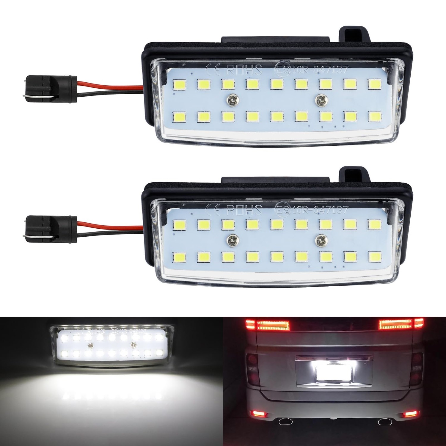 Catland License Lamp LED Nissan Serena C25 C26 Notebook E11 E12 E13 ...