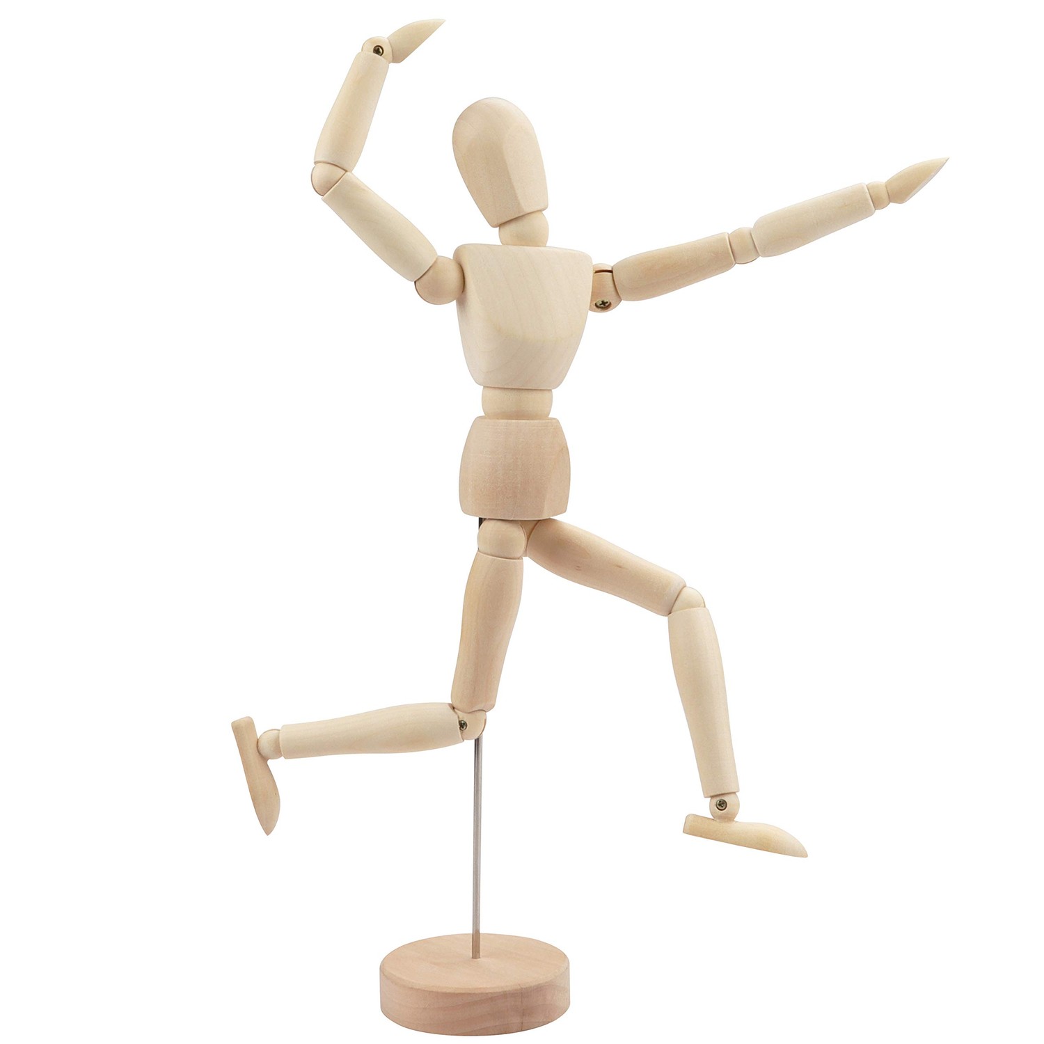 Kurtzy 30.5cm/12 inch Wooden Human Body Drawing Mannequin with Stand ...