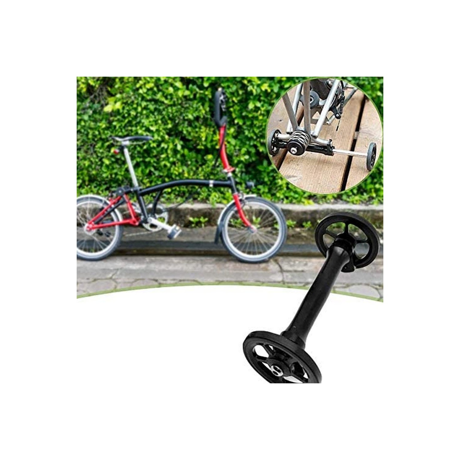 Eazy Wheels Extender for BROMPTON Folding Bicycle Easy Wheels Extension ...