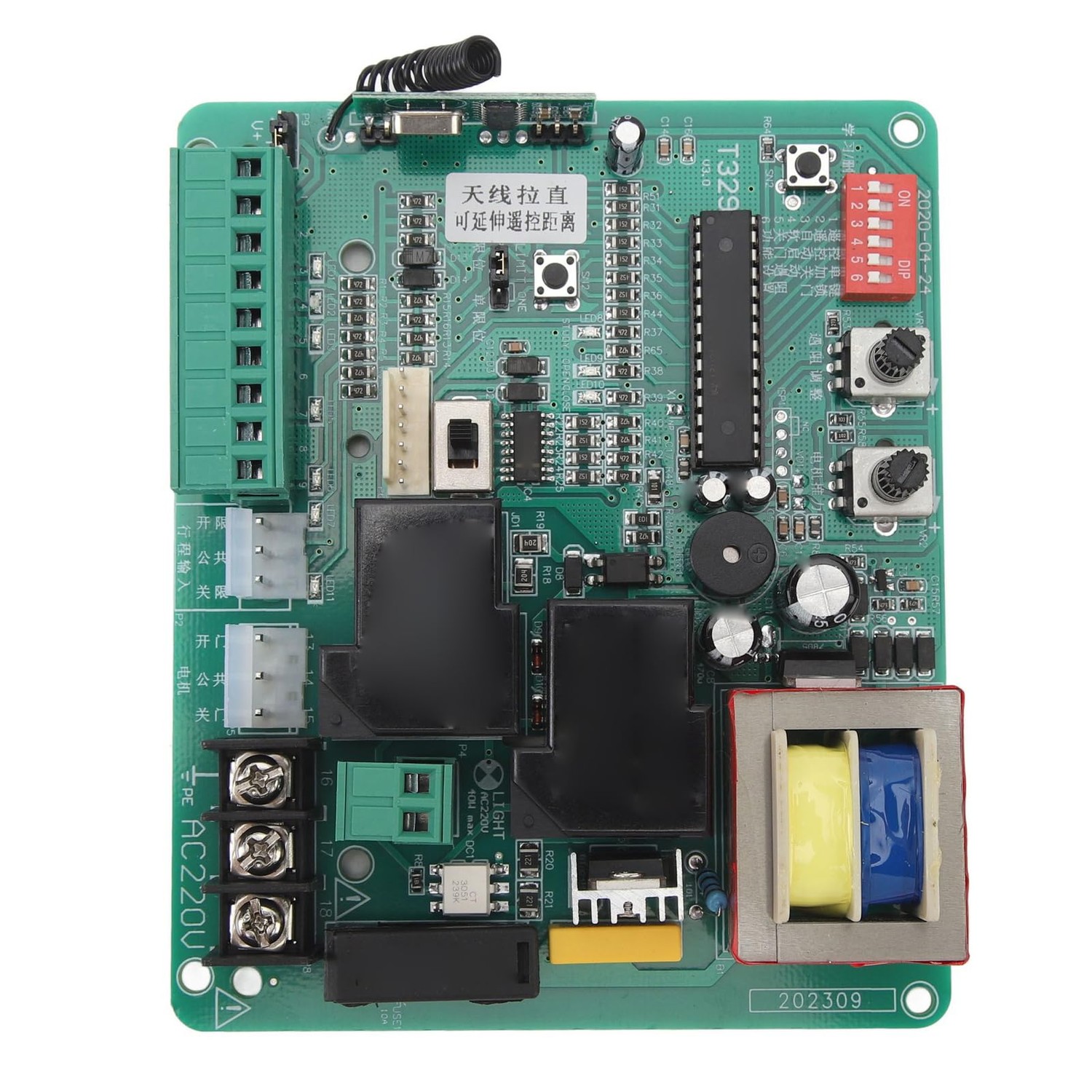 Sliding Gate Opener Control Board Sliding Door Motor Control Board Main ...
