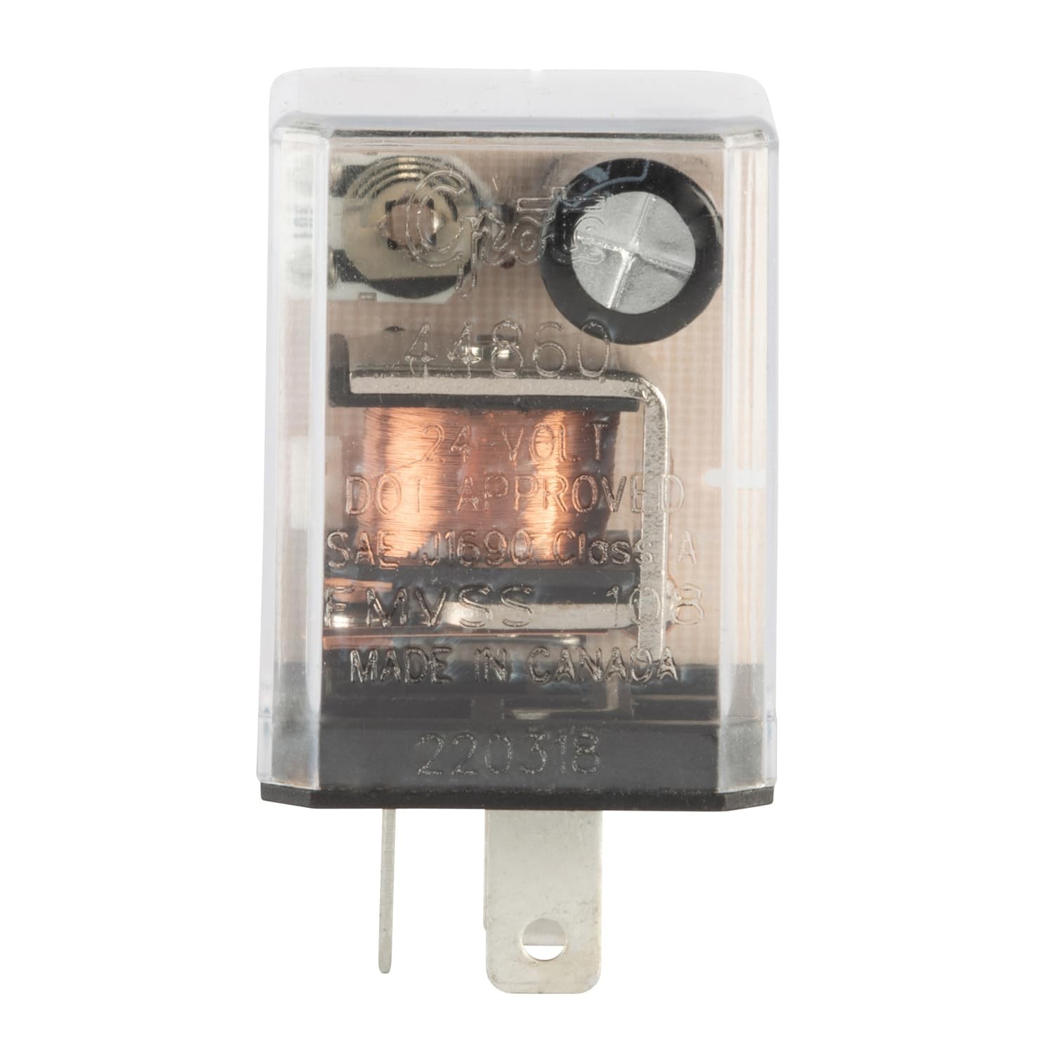 Grote 44860 3-Pin Flasher - 3 Terminal (Pilot), 24V - ibspot.com