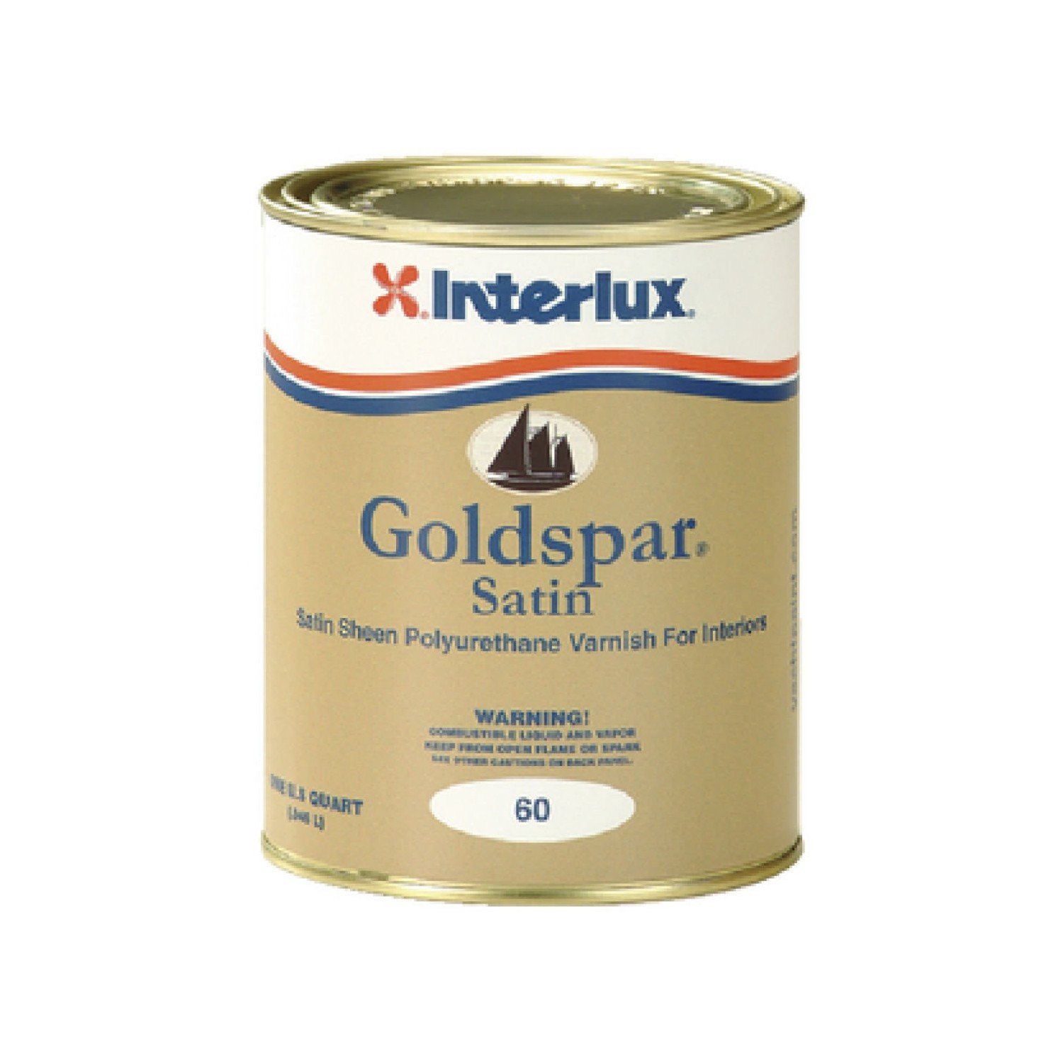 Interlux Y60/QT Goldspar Satin Varnish - Quart - ibspot.com