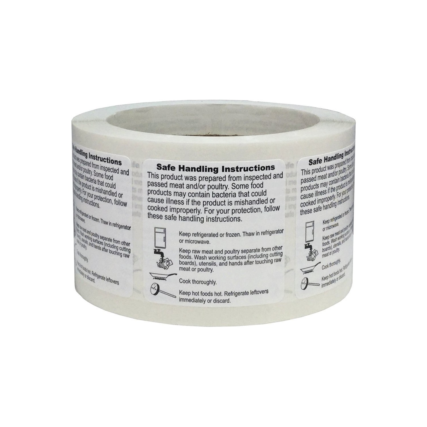 Safe Handling Instruction Labels for Food Rotation Restaurant Deli ...