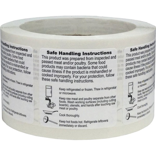 Safe Handling Instruction Labels for Food Rotation Restaurant Deli ...