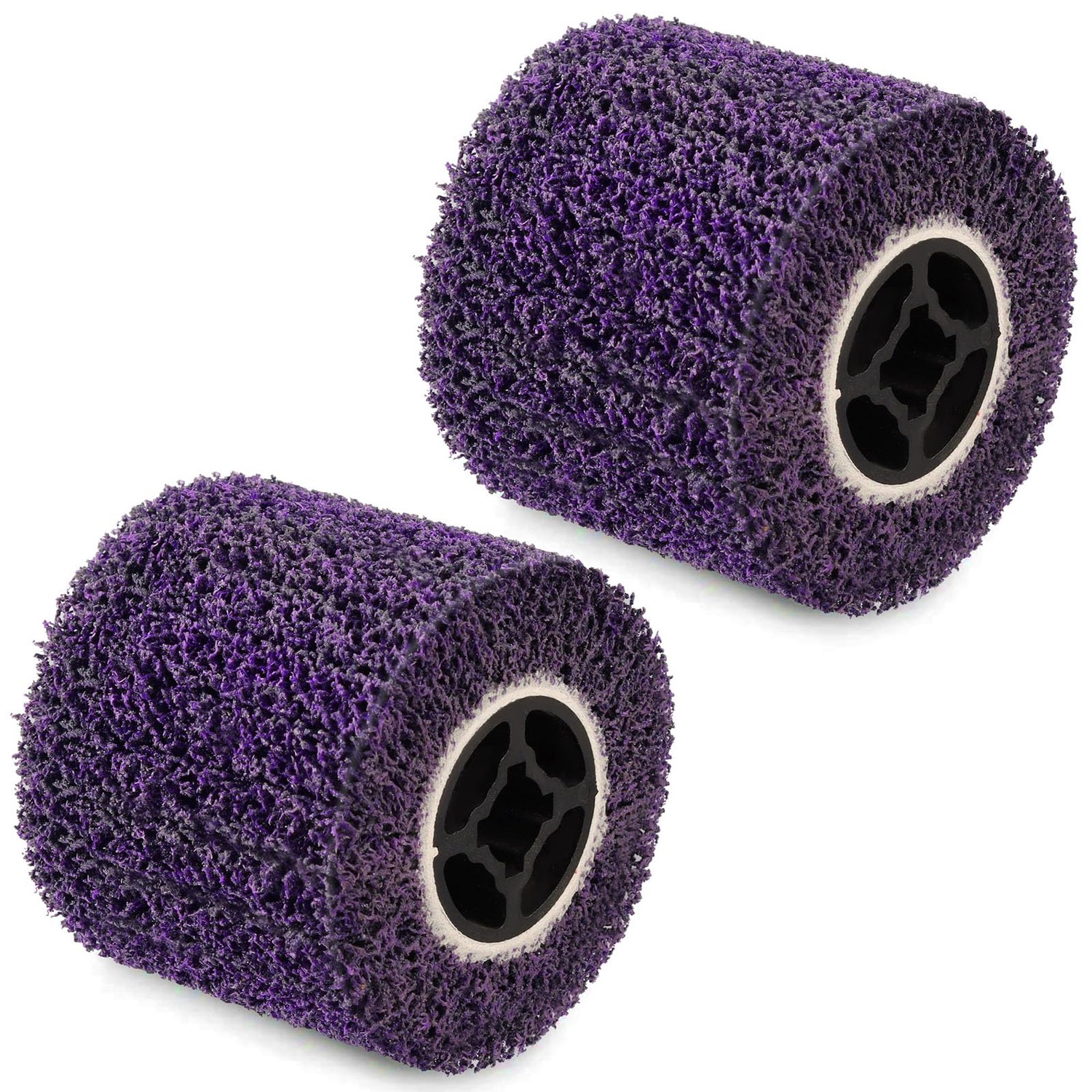 SHITIME 2 Pcs Abrasive Drawing Wheel Surface Conditioning Tool, 4.5" x ...