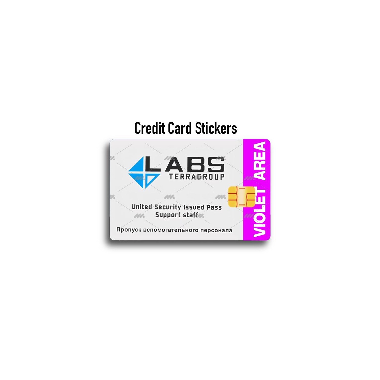 Escape From Tarkov themed credit card stickers for debit credit ebt ...