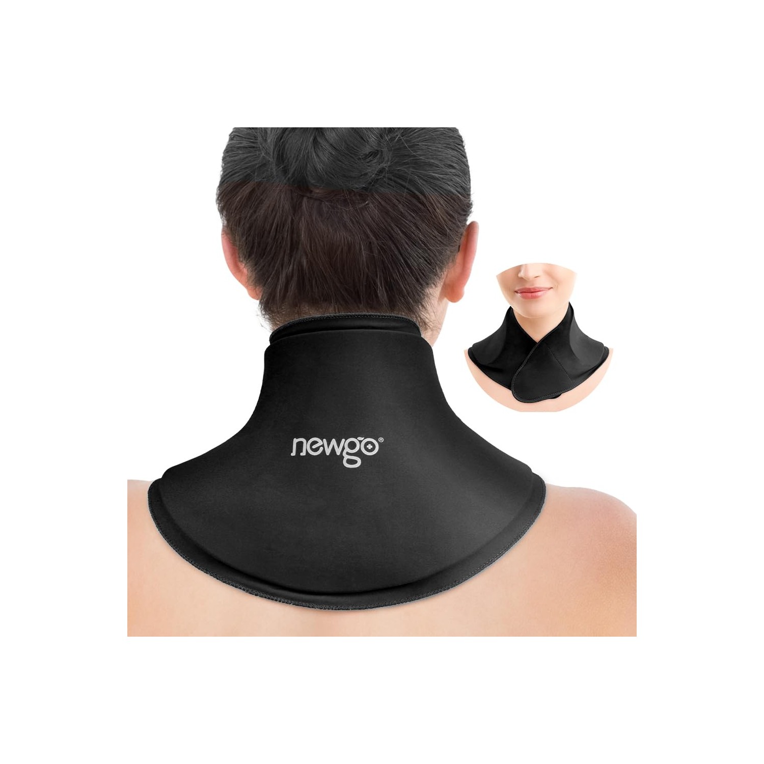 NEWGO Neck Ice Pack Wrap Reusable Ice Packs for Neck Pain Relief ...