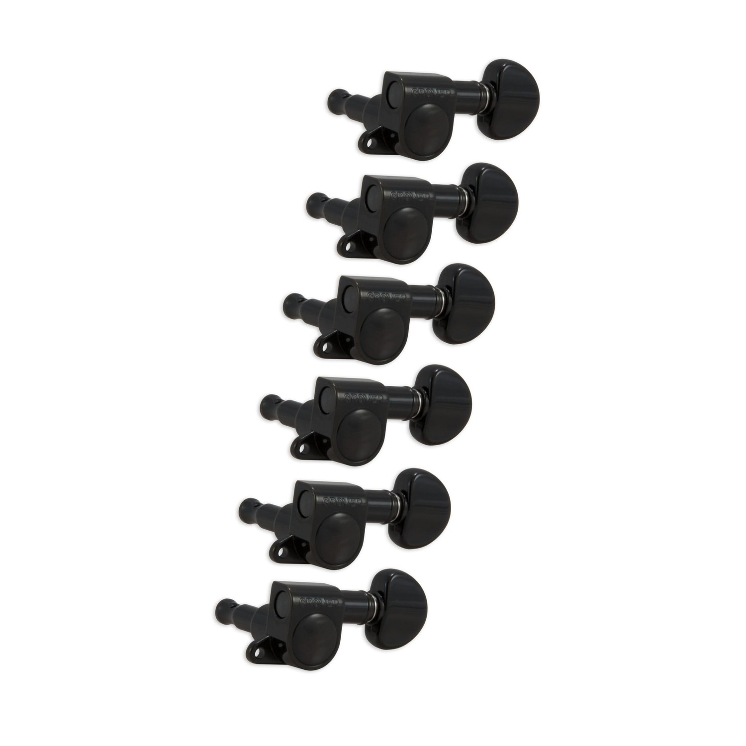 Grover Mini-Rotomatic Guitar Tuning Machines 14:1 Ratio - 6 inline ...