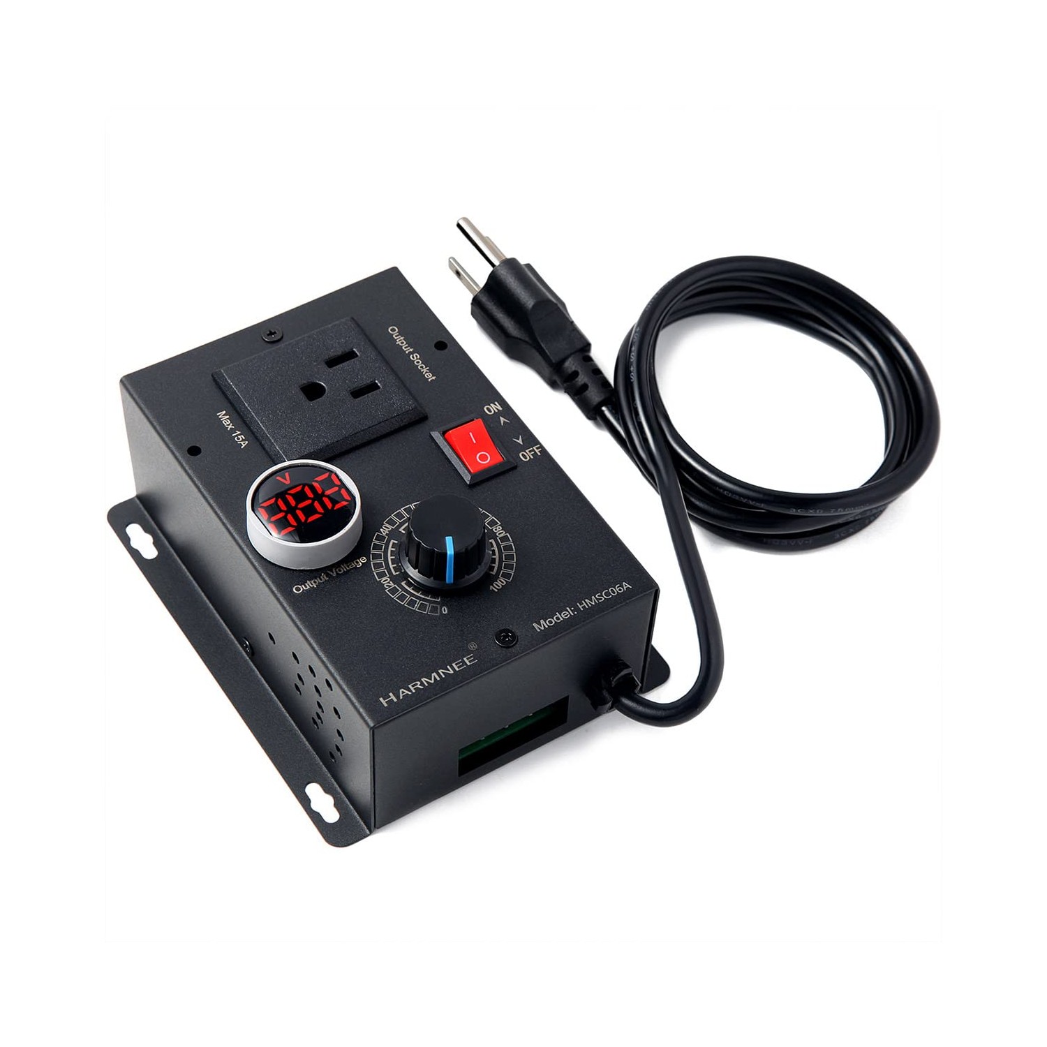 HARMNEE AC Electric Fan Variable Speed Controller, AC 100V-120V & 15A ...