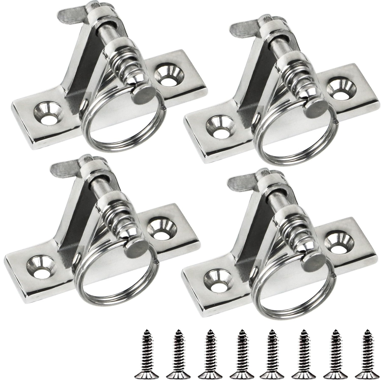 YANYUCB Boat Bimini Top Deck Hinge Fitting Concave Base Marine 316 ...