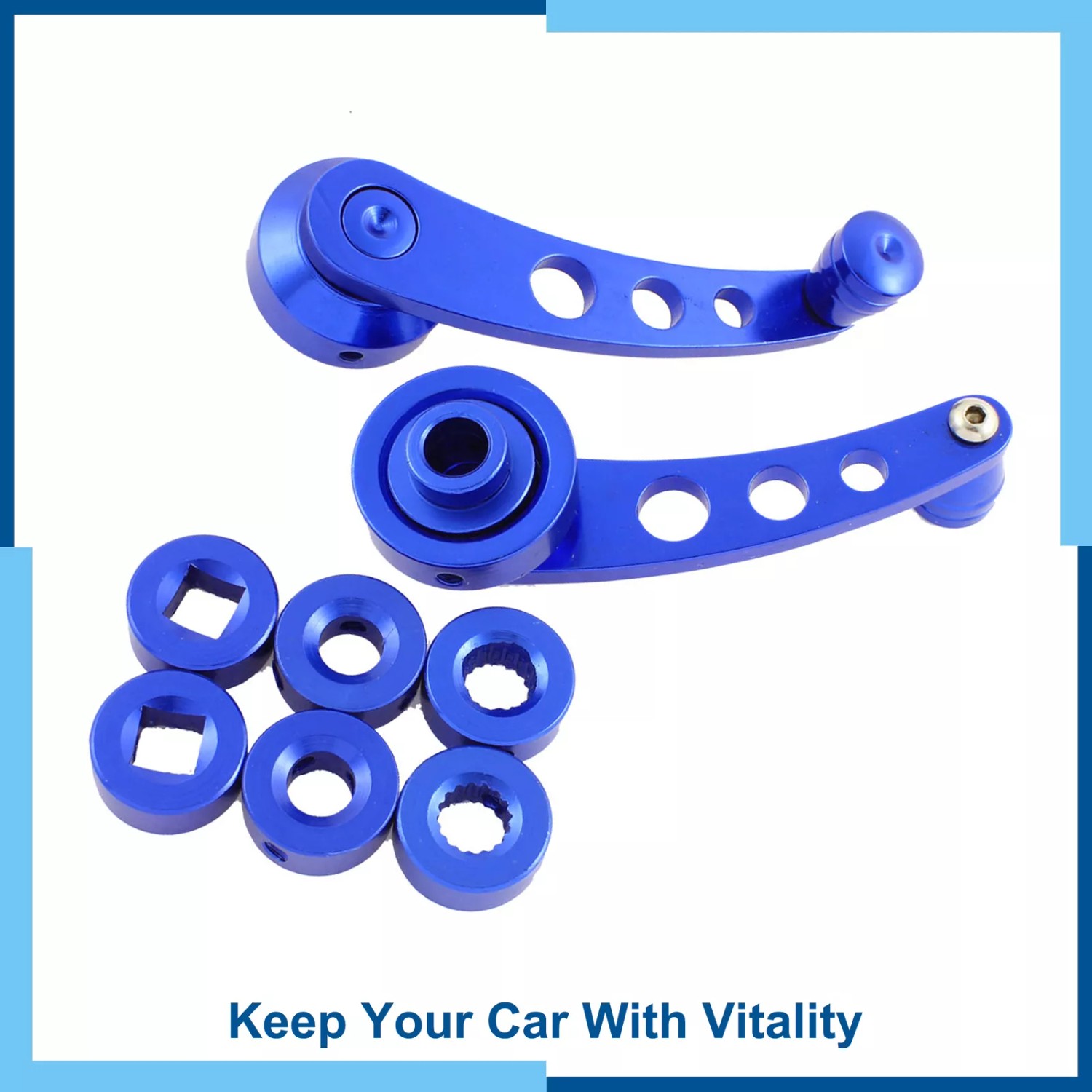 carpopart Universal Pack (1) Billet Aluminum Window Crank Handle Winder ...