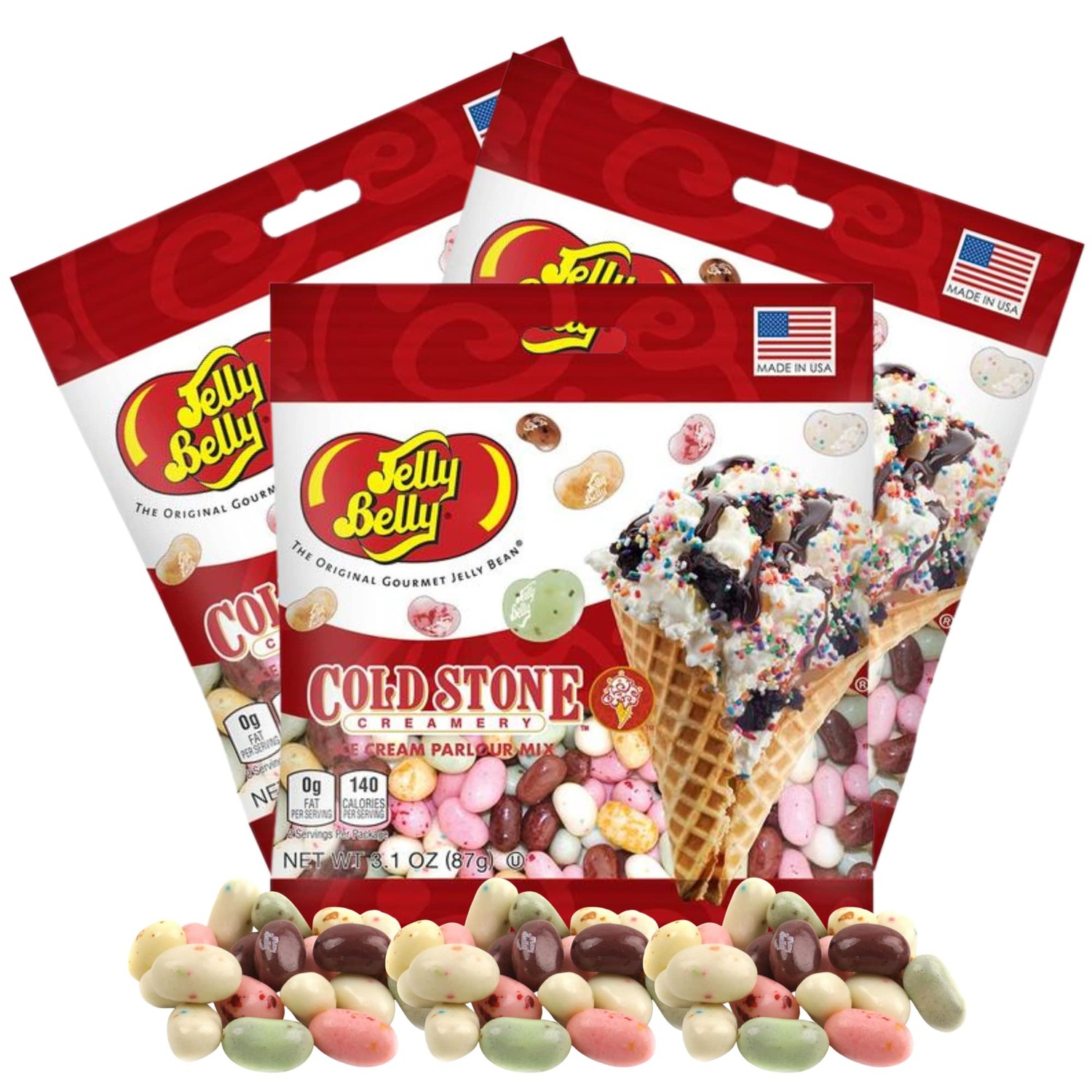 Jelly Bean Cold Stone Ice Cream Parlour Mix Flavored Beans, Flavored ...